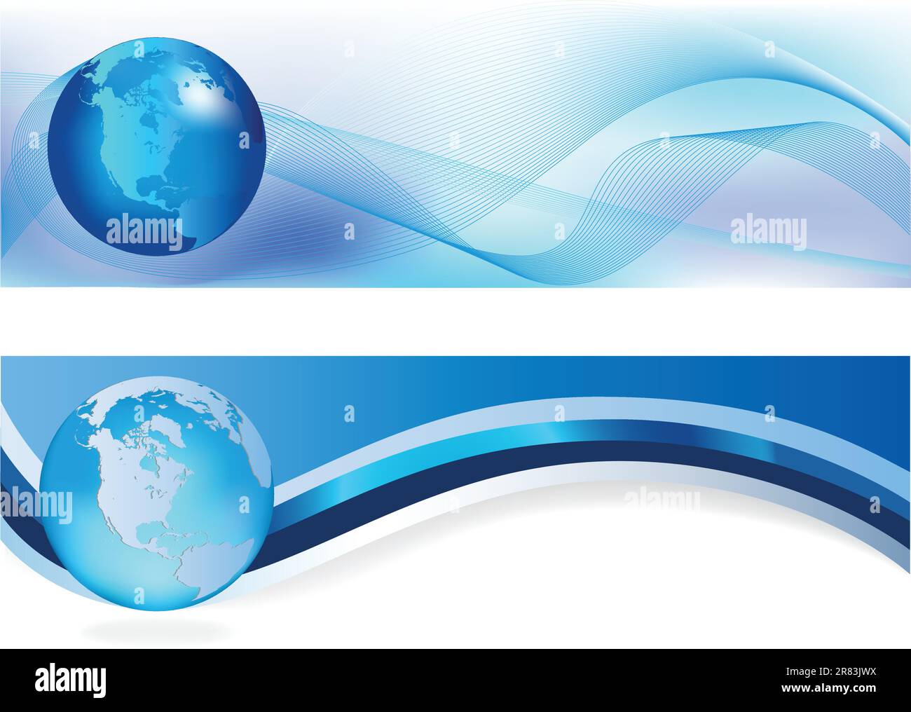 Heades width abstract blue background for company style design Stock ...