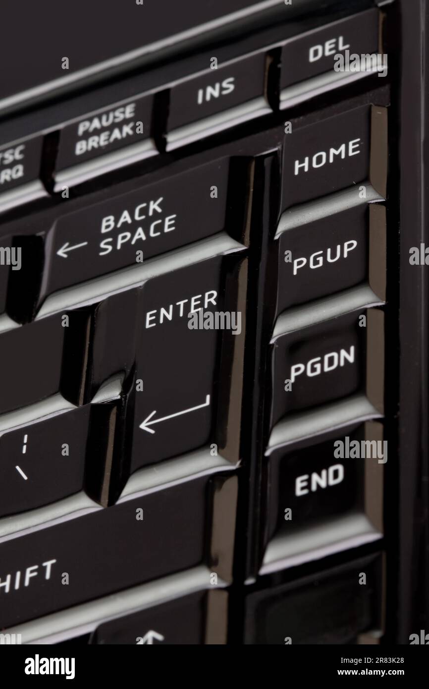 Keyboard - Enter key Stock Photo - Alamy
