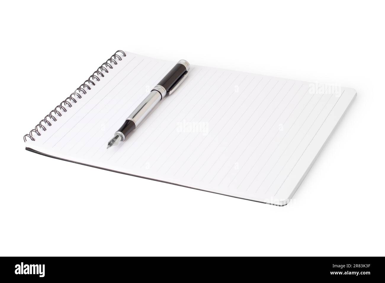 A steno notebook and a fountain pen Stock Photo - Alamy