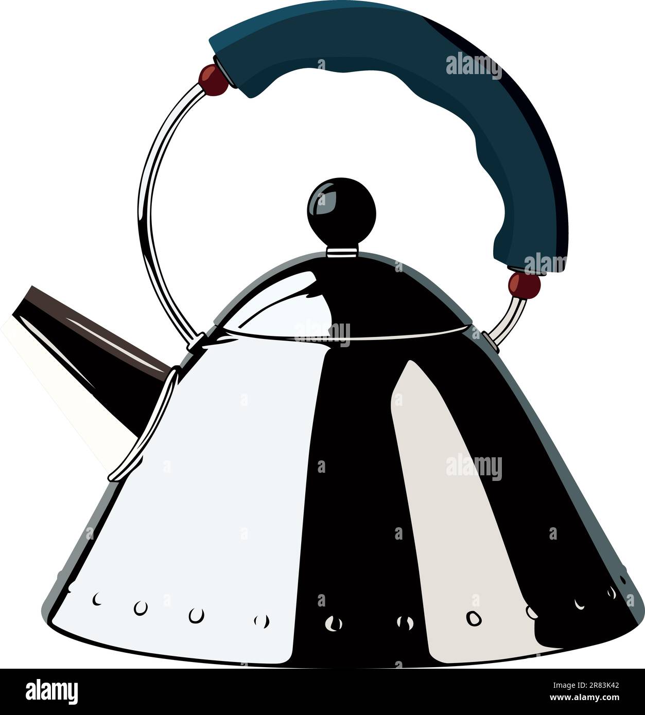 Kettle isolated on white background Stock Vector Image & Art - Alamy
