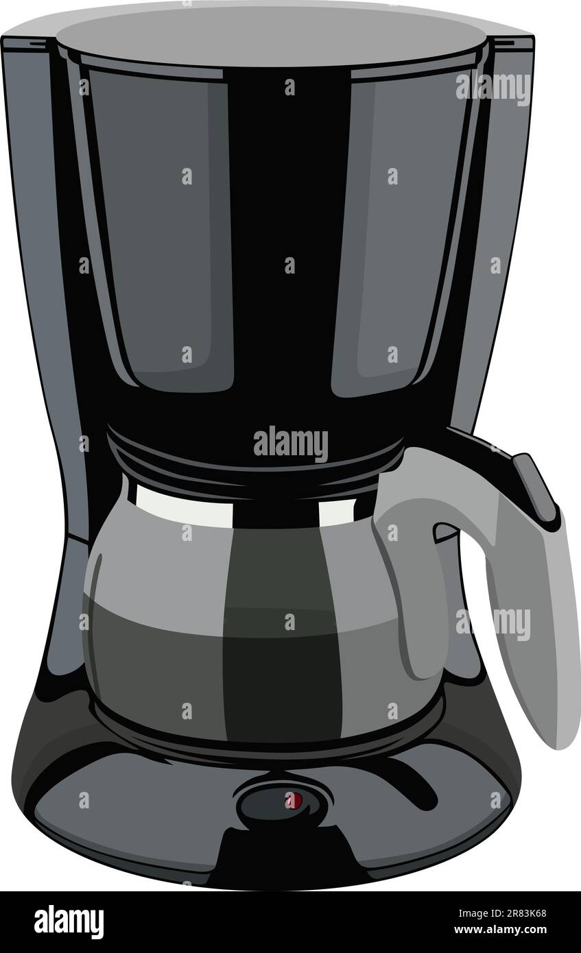 Modern coffeemaker coffee machine Stock Vector Images - Alamy