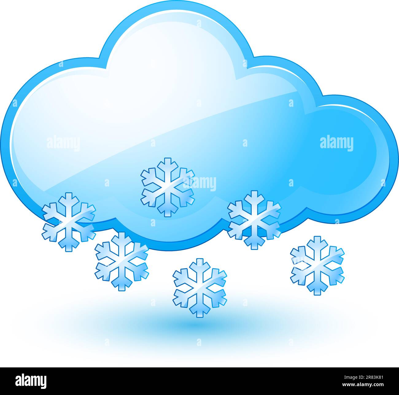 Snow Weather Symbol Clip Art