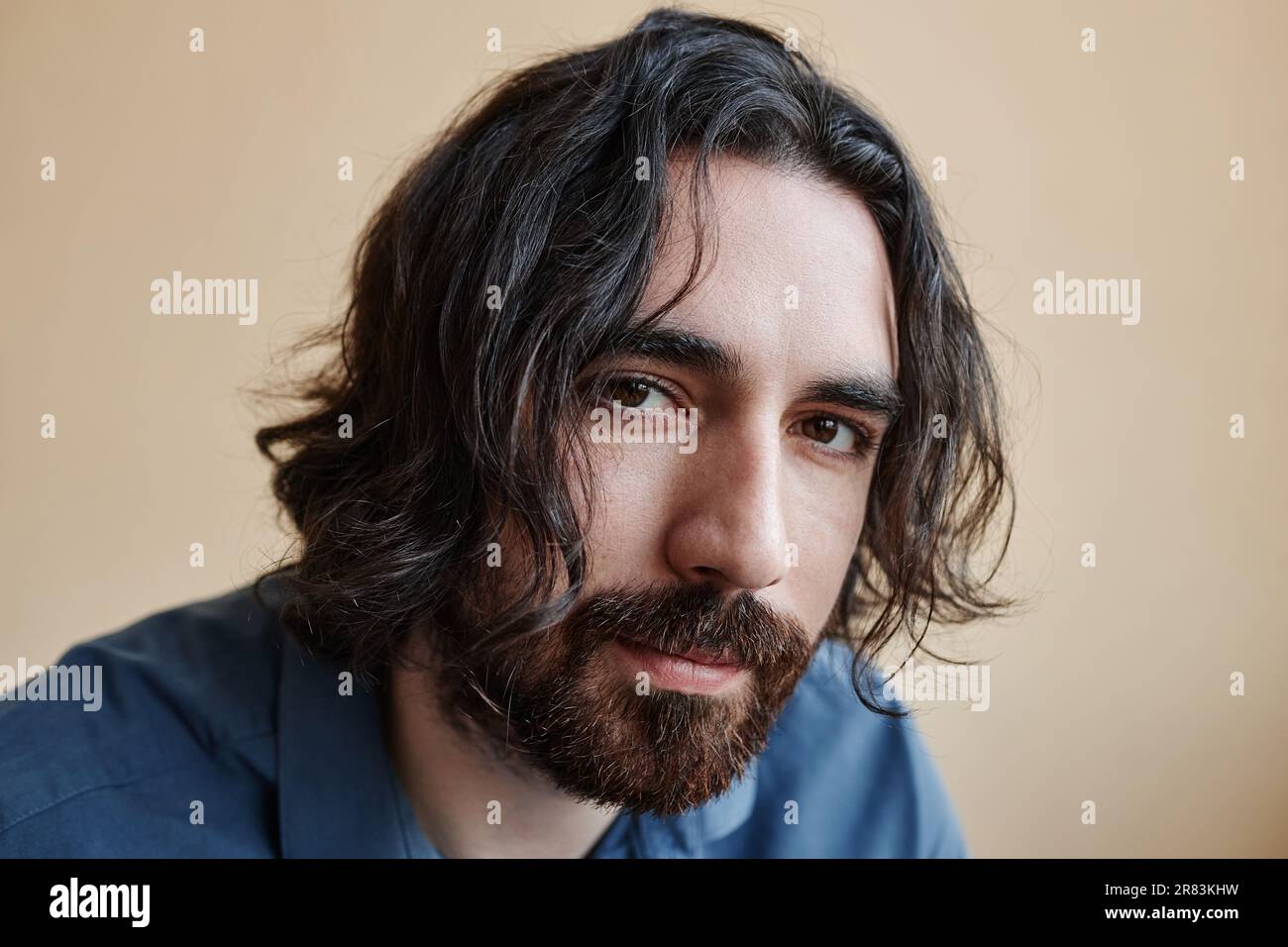 Scruffy long hair hi-res stock photography and images - Alamy
