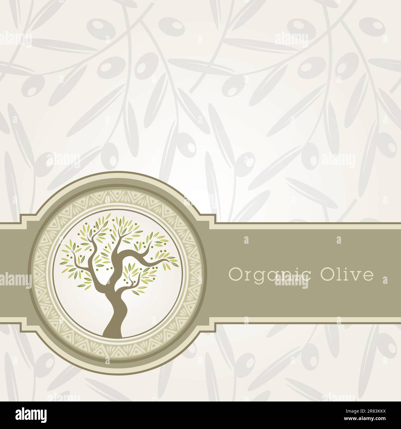 Olive oil vector label template Stock Vector Image & Art - Alamy