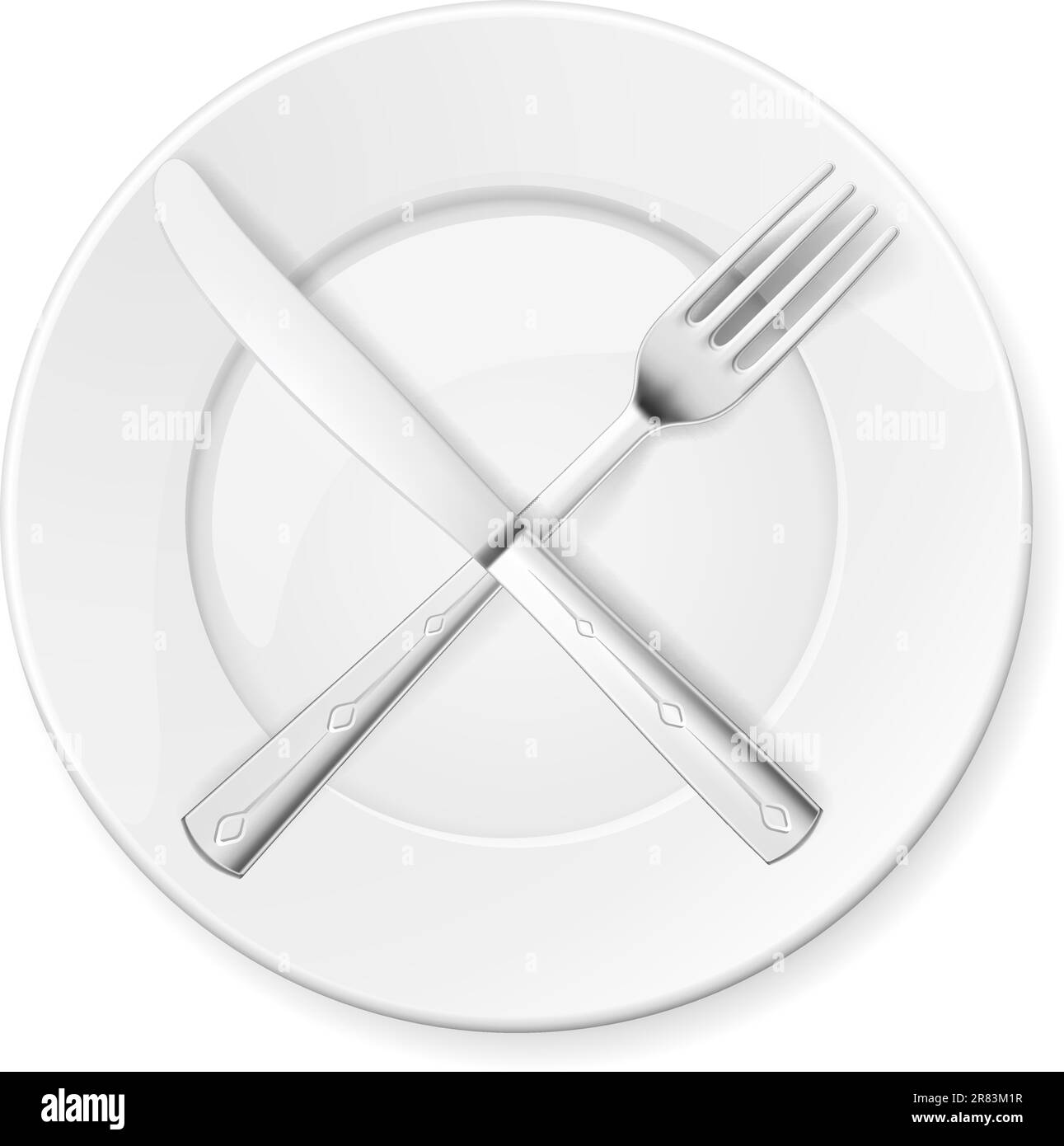 Plate photograph Stock Vector Images - Alamy