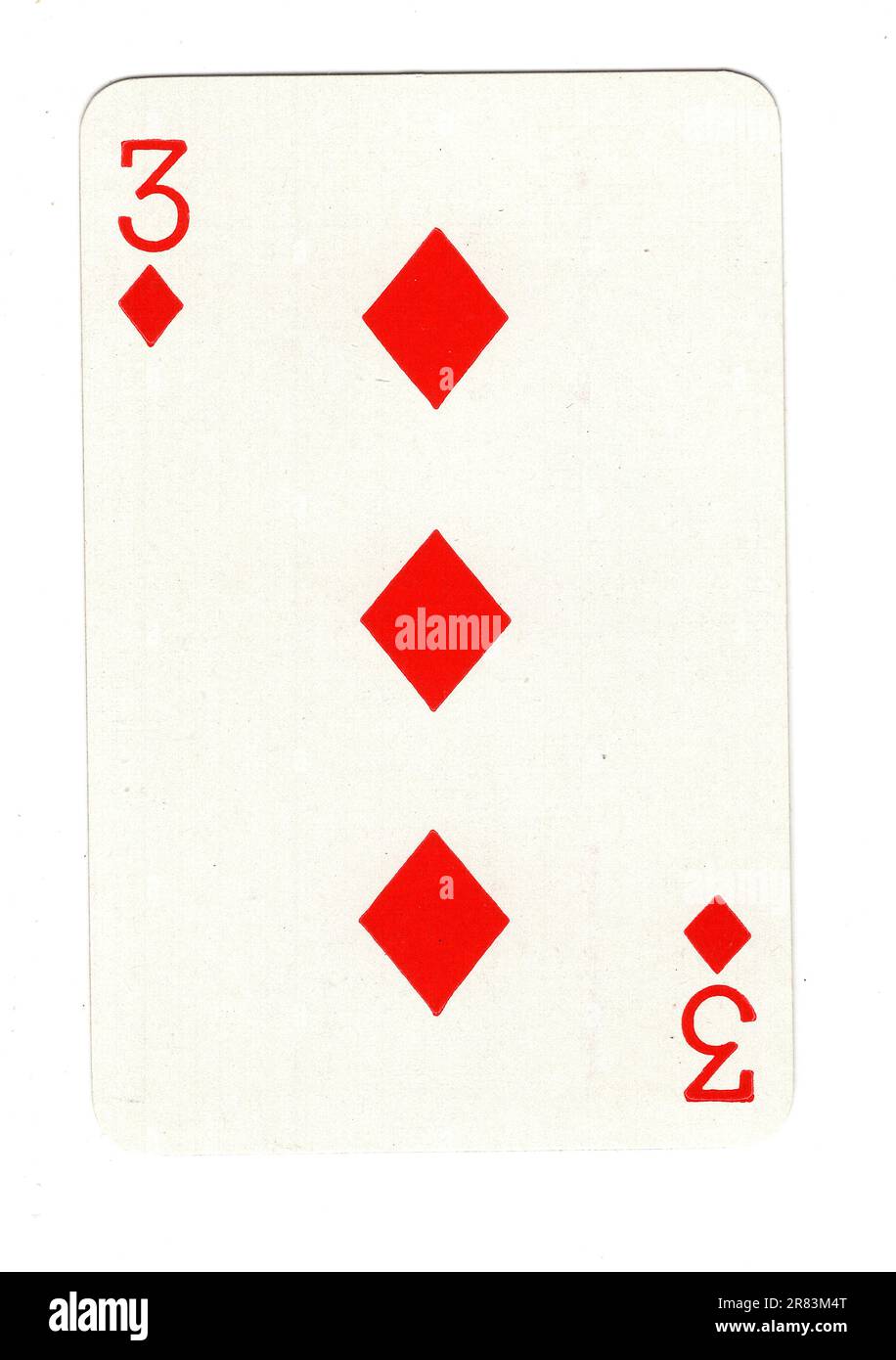 Three of diamonds playing card hi-res stock photography and images - Alamy