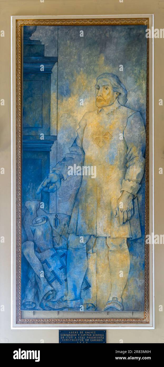 Painting of Lucas de Galvez Governor General 1789-1792 by Fernando ...