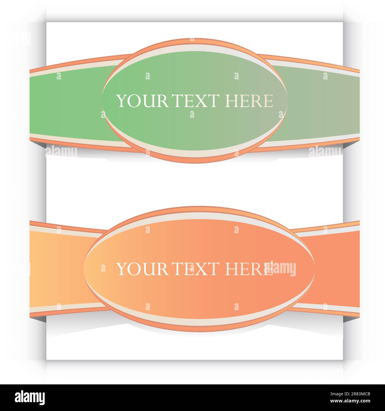 Vector ribbons set Stock Vector Image & Art - Alamy