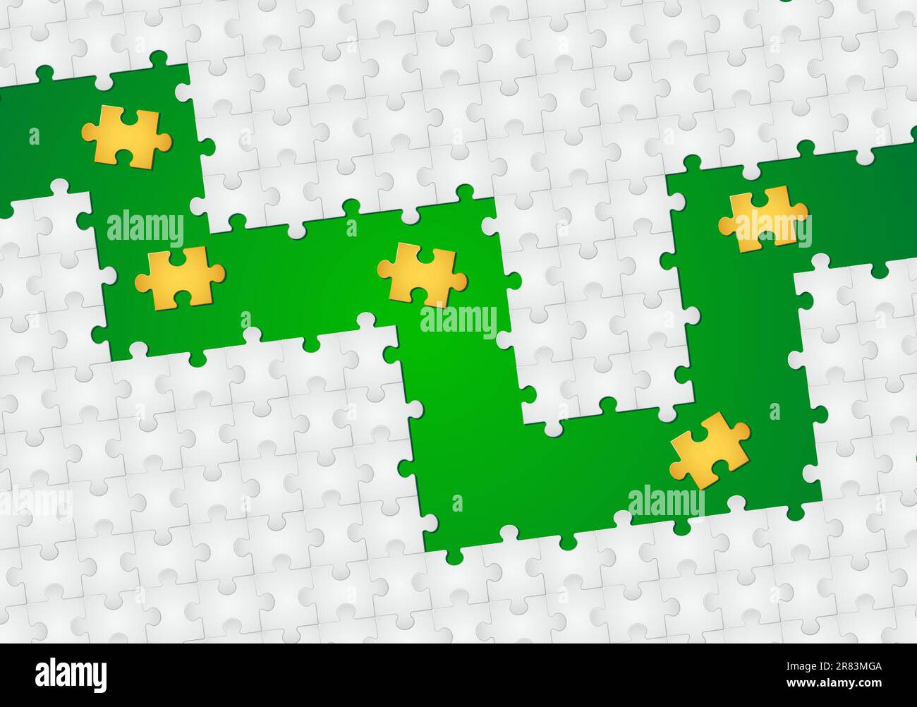 Abstract Puzzle background. Illustration for You design Stock Vector ...