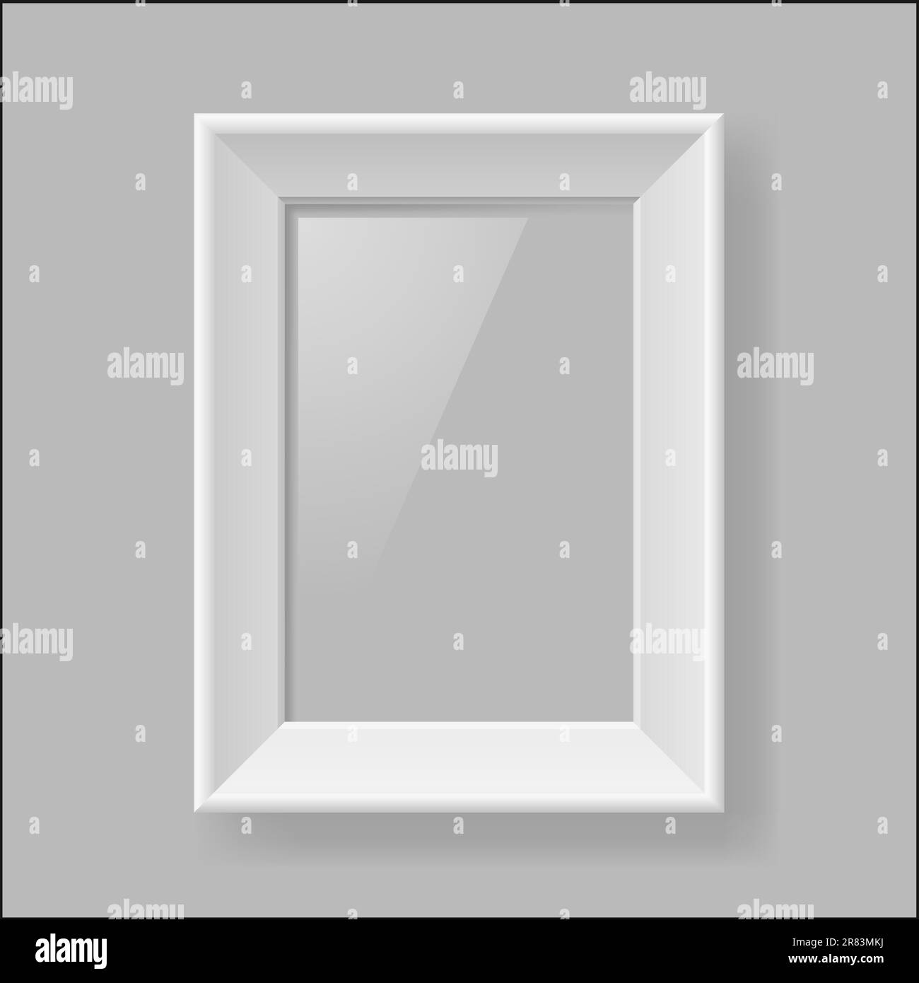 Multifunction white Square frame on Gray Background Stock Vector Image ...