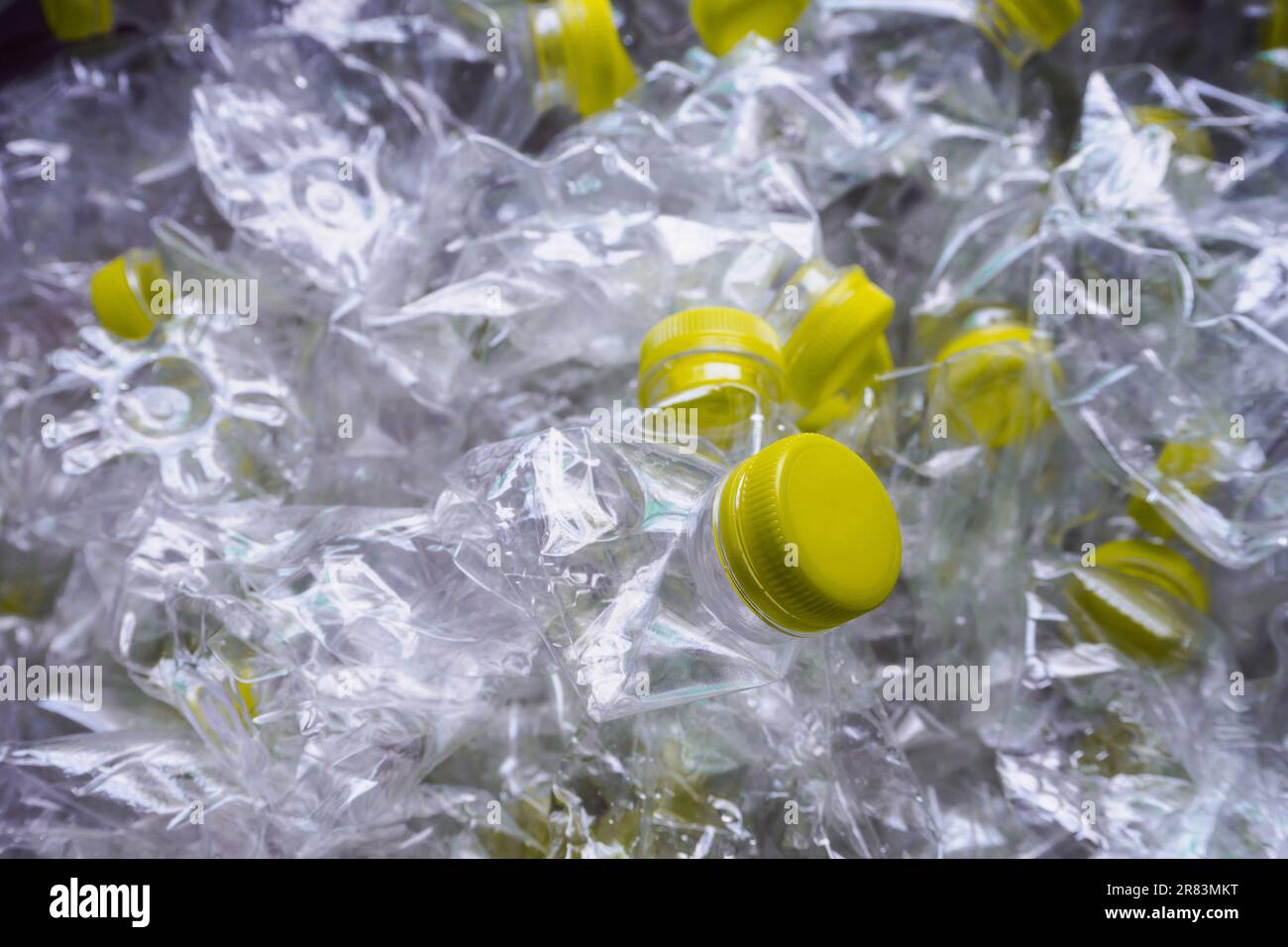 plastic bottles recycle background concept Stock Photo - Alamy