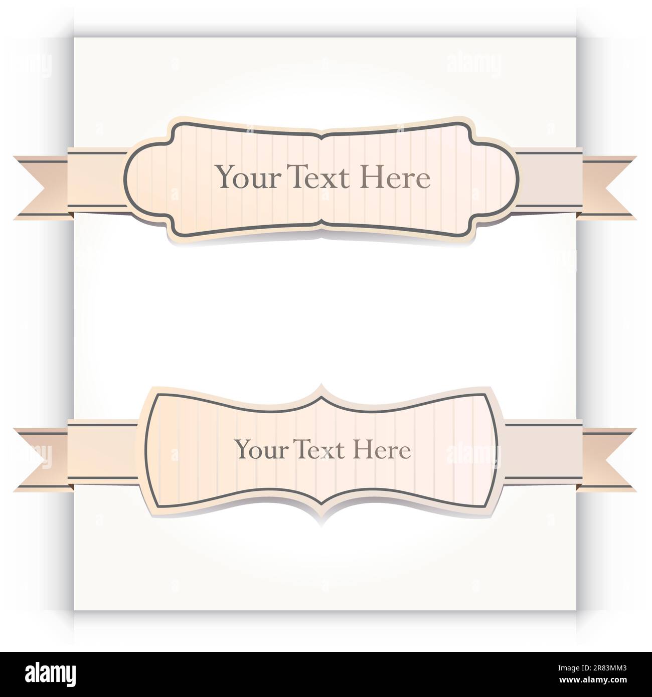 Vector ribbons set Stock Vector Image & Art - Alamy