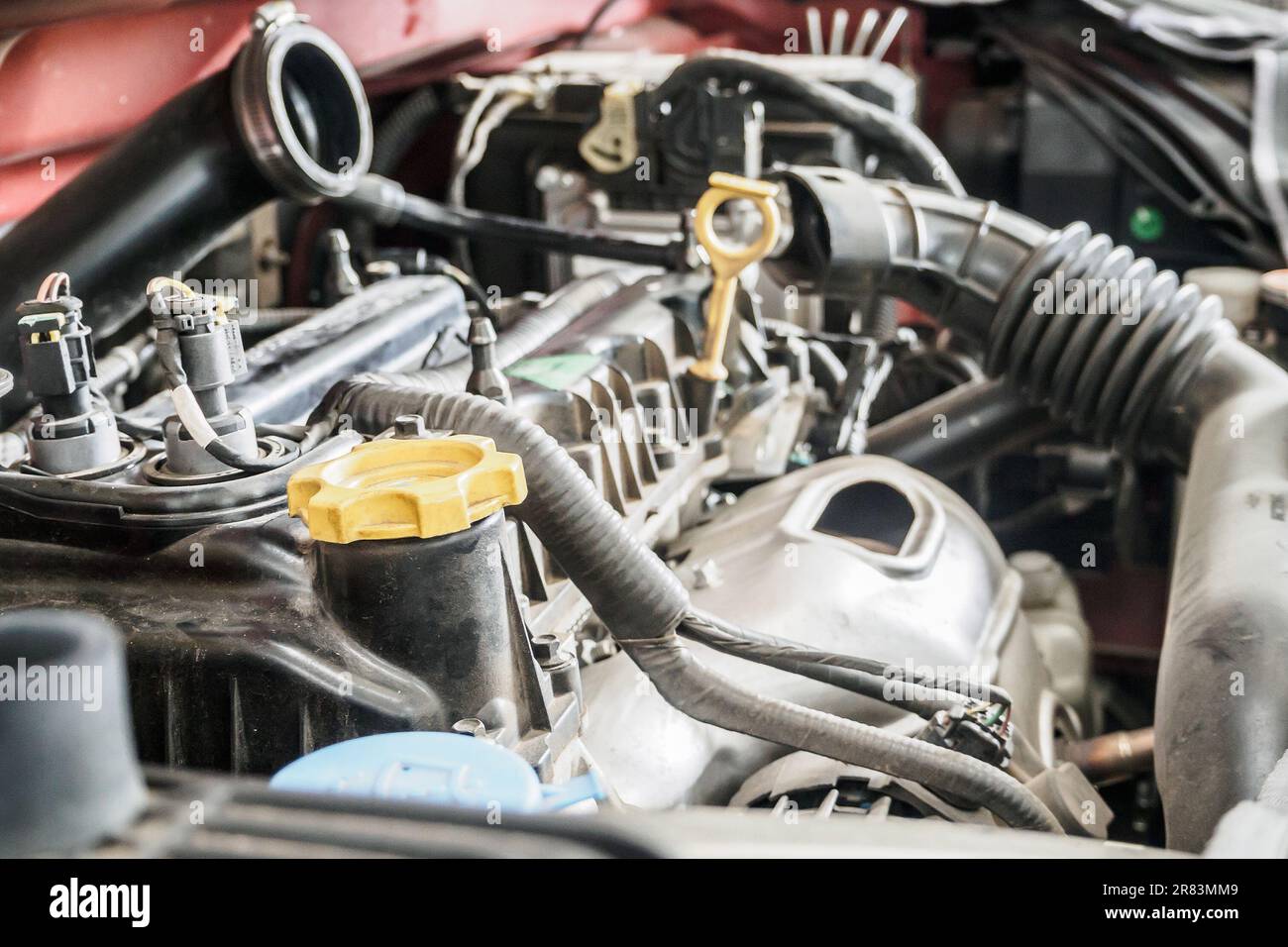 Car engine close up hi-res stock photography and images - Alamy