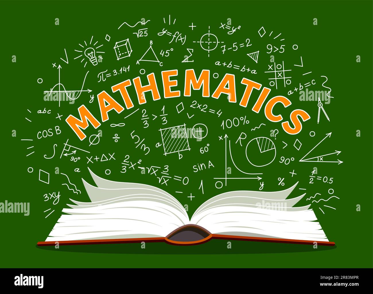 Chalkboard equations Stock Vector Images - Alamy