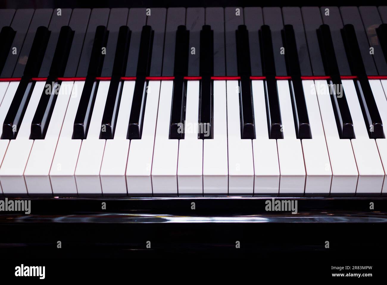 Piano keyboard background musical instrument Stock Photo - Alamy