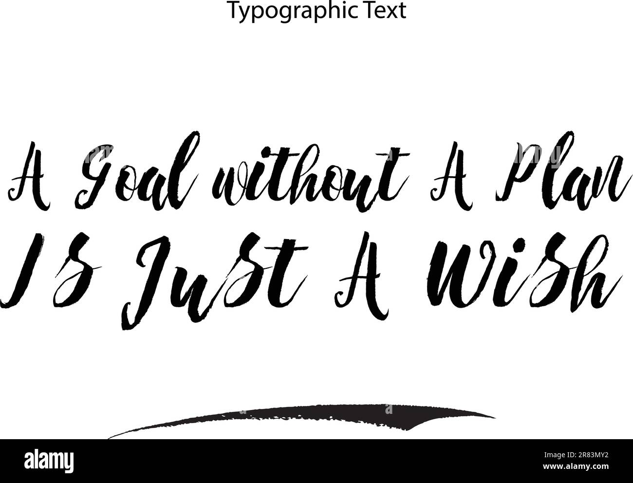 Elegant Typography Lettering Text Vector Design Quote Stock Vector ...