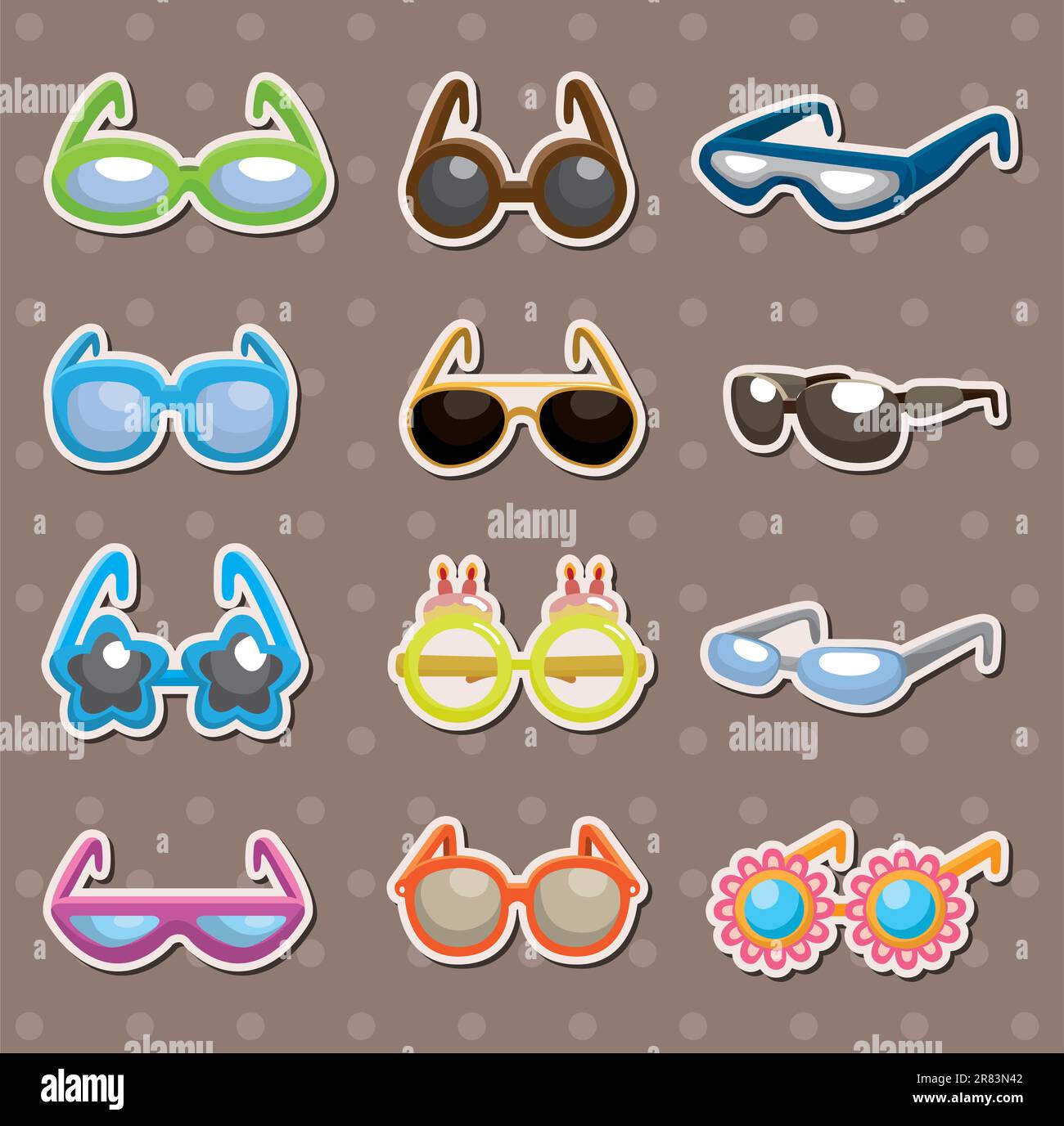 Set stickers Stock Vector Images - Alamy