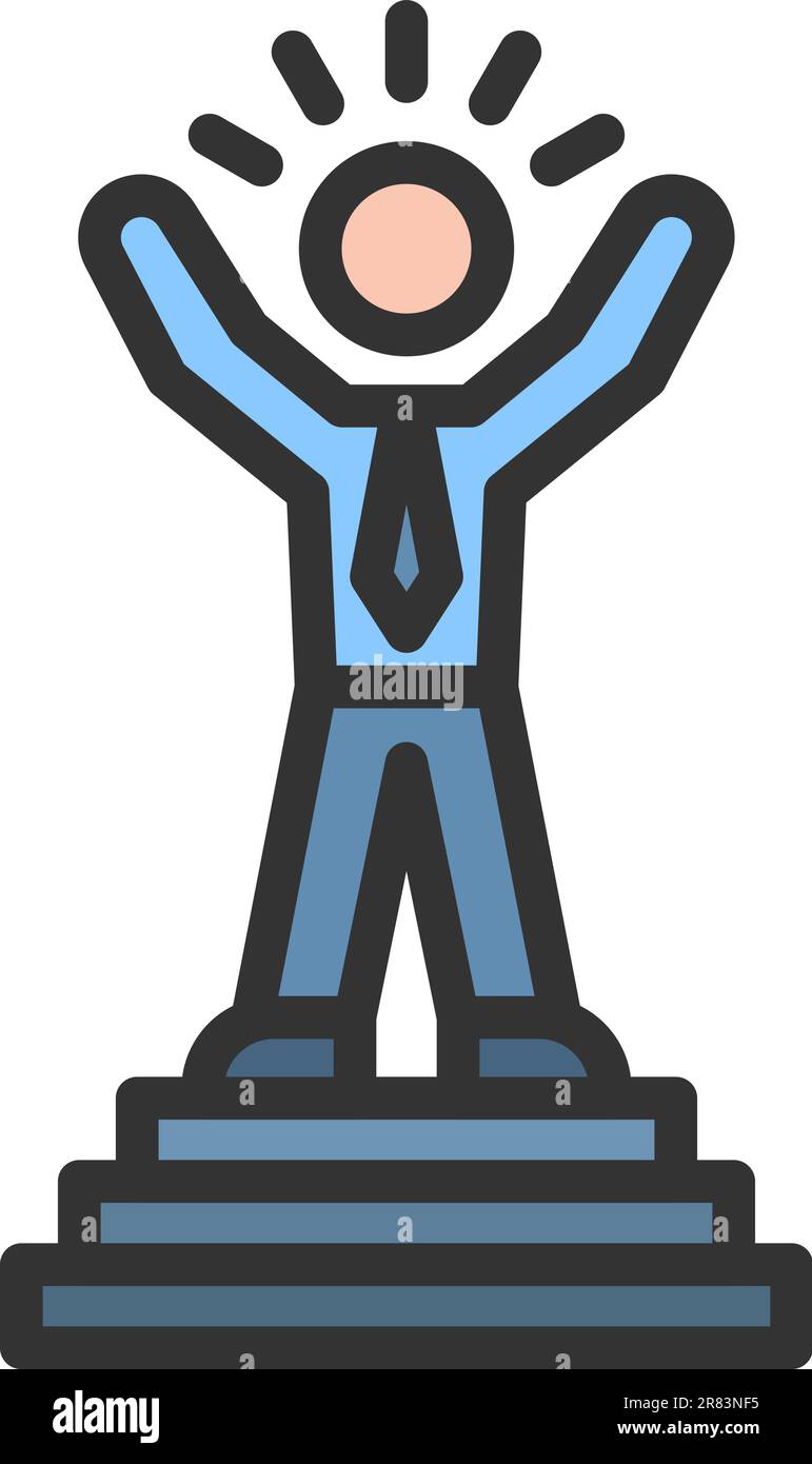 Accomplishment icon vector image Stock Vector Image & Art - Alamy