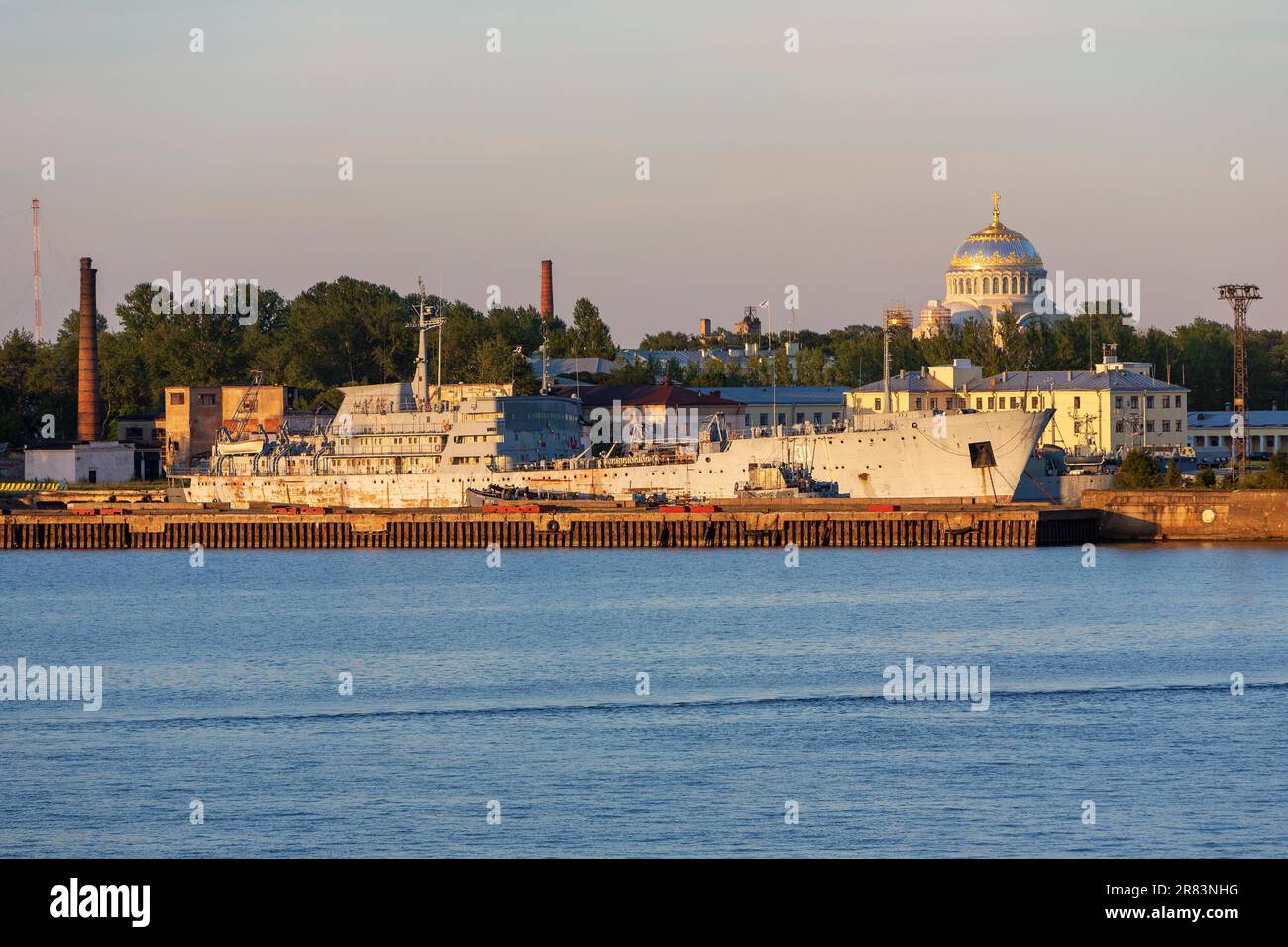Kronstadt is a city and former fortress on the Baltic Sea island Kotlin ...