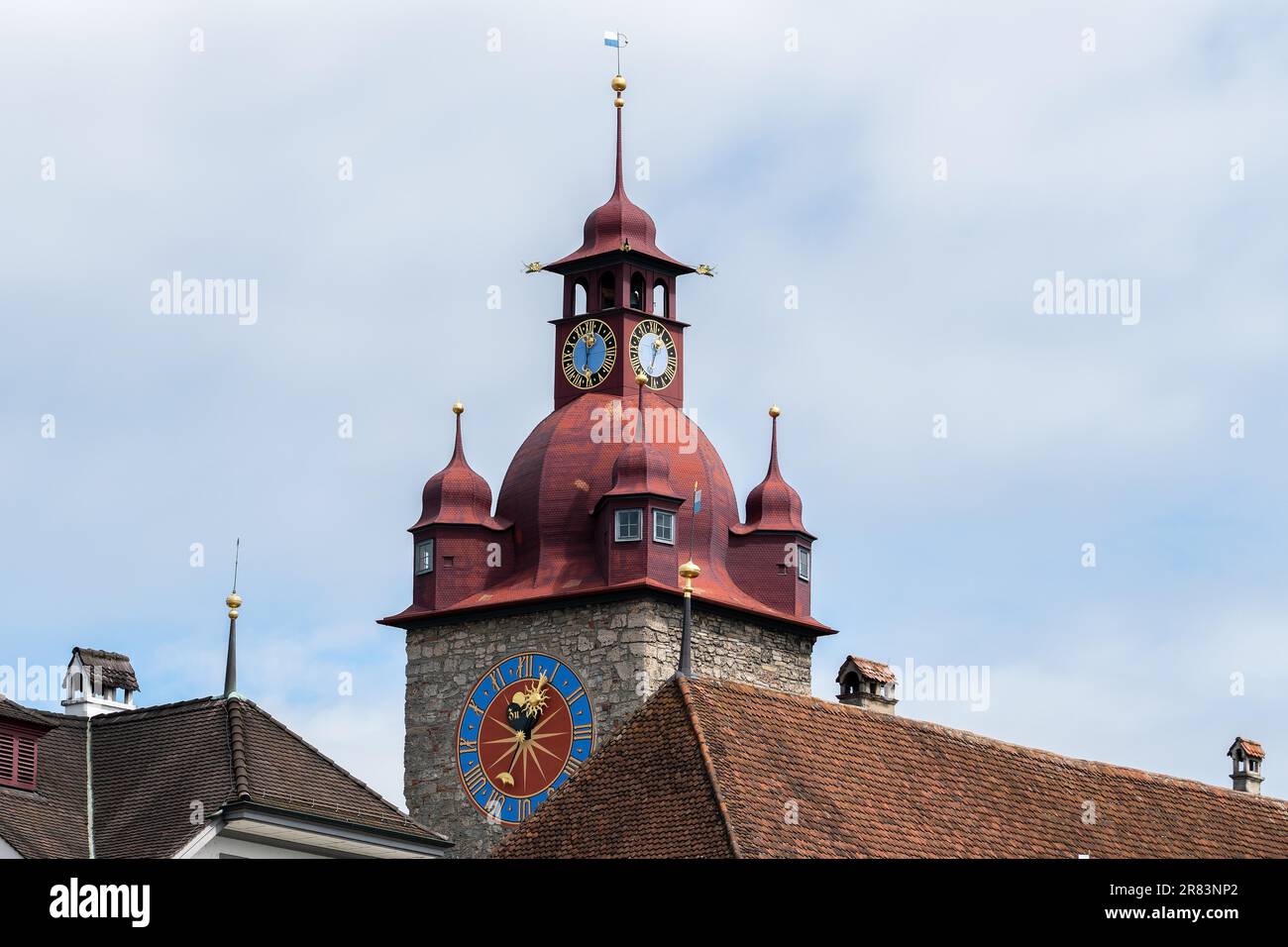 Town hall of lucerne hi-res stock photography and images - Alamy
