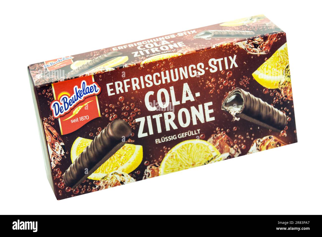 De Beukelaer Erfrischungs-Stix Cola Zitrone Stock Photo - Alamy