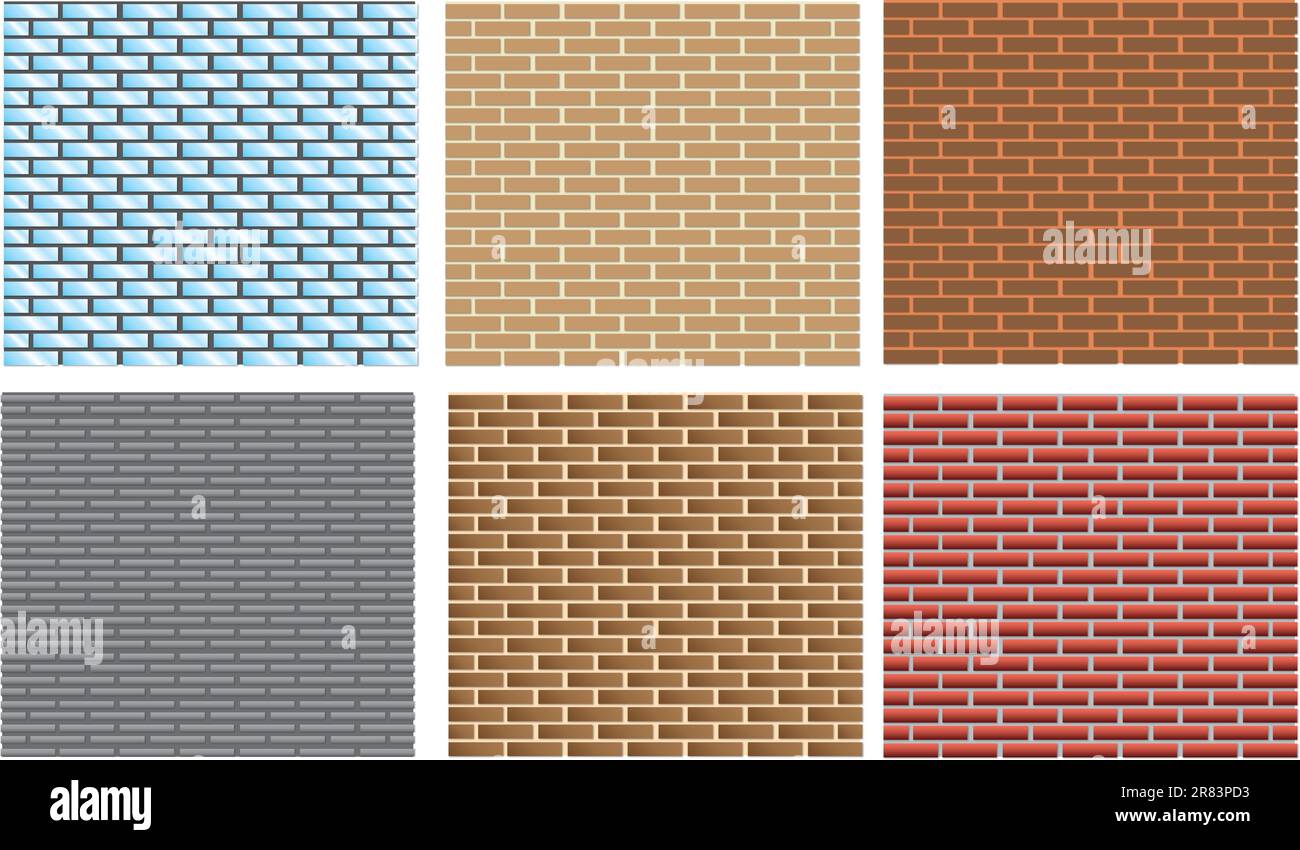 Bricks textures Stock Vector Images - Alamy