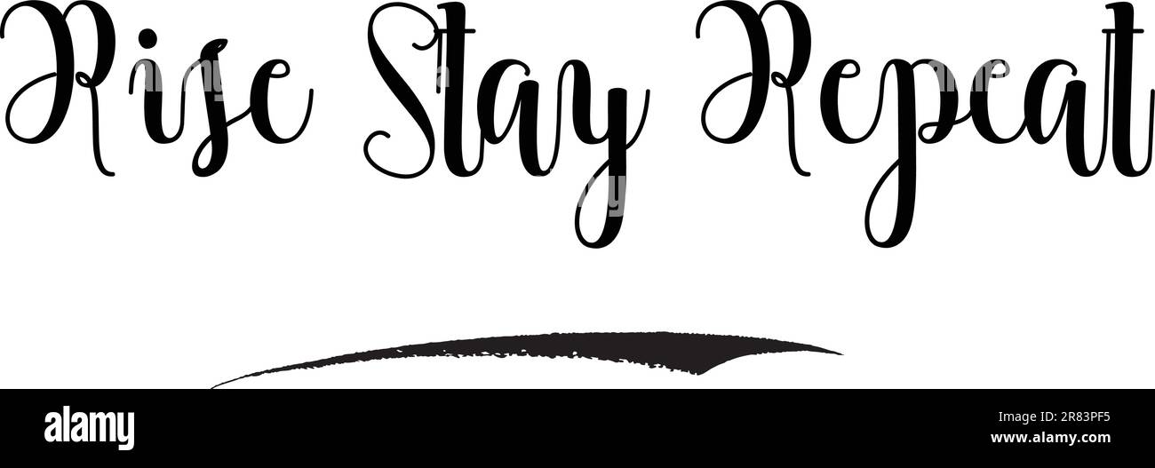 Elegant typography lettering text Black and White Stock Photos & Images ...