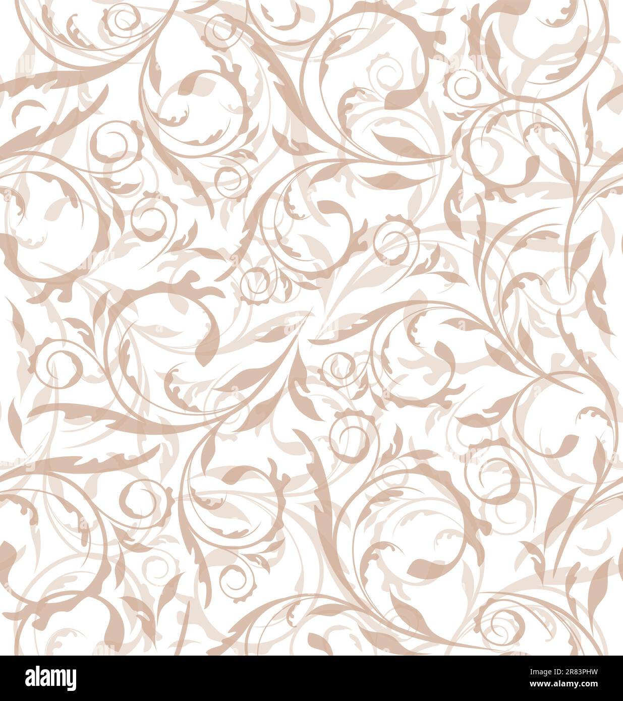 Illustration Excellent Seamless Floral Background Pattern For Continuous Replicate Vector