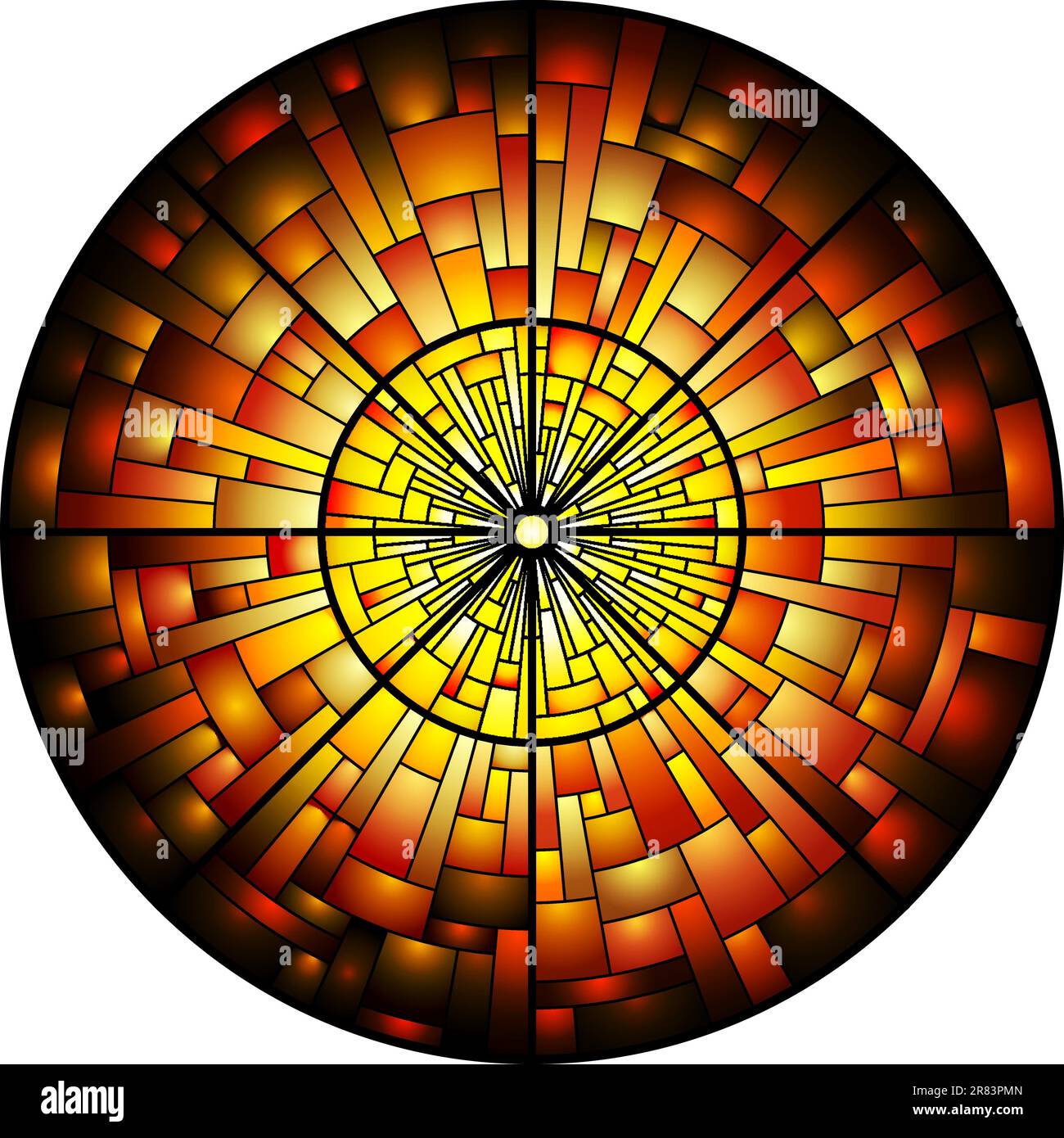 Colorful stained glass decorative Stock Vector Images - Alamy