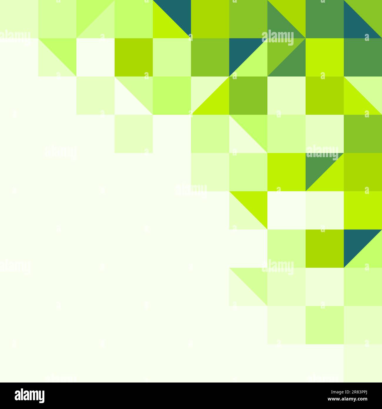 Geometric shapes green in Stock Vector Images - Alamy