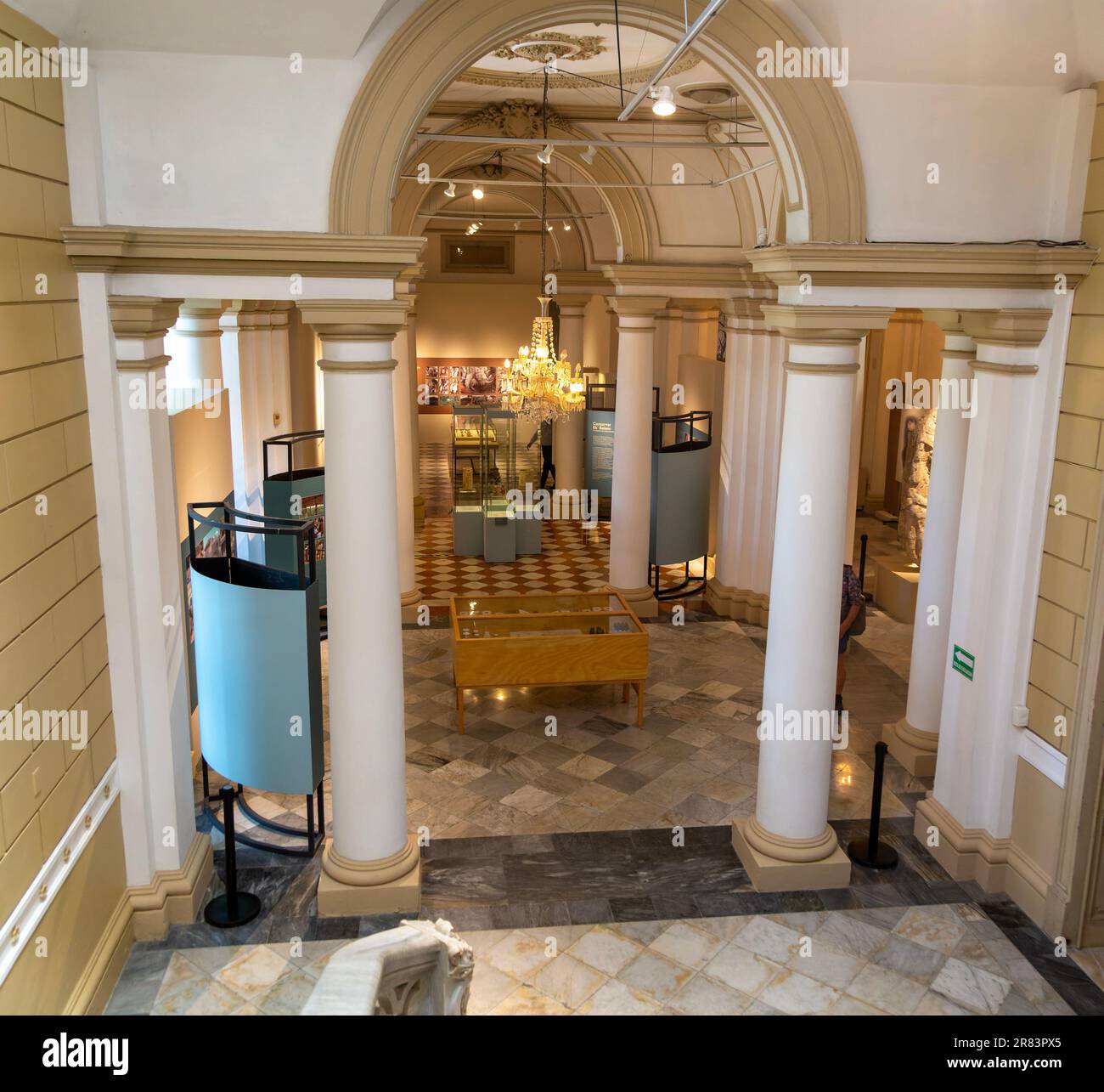 Archaeology exhibition inside Palacio Canton palace anthropology museum ...