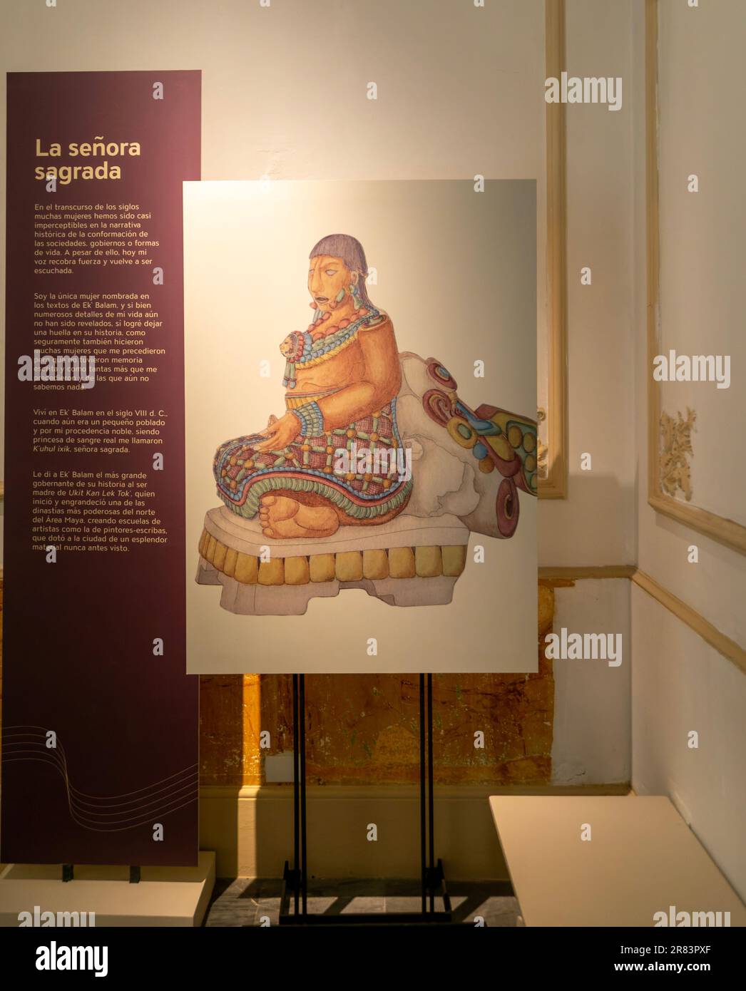 La senora sagrada, Archaeology exhibition inside Palacio Canton palace ...