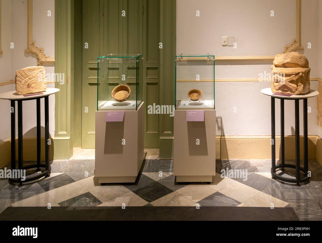 Archaeology exhibition inside Palacio Canton palace anthropology museum ...
