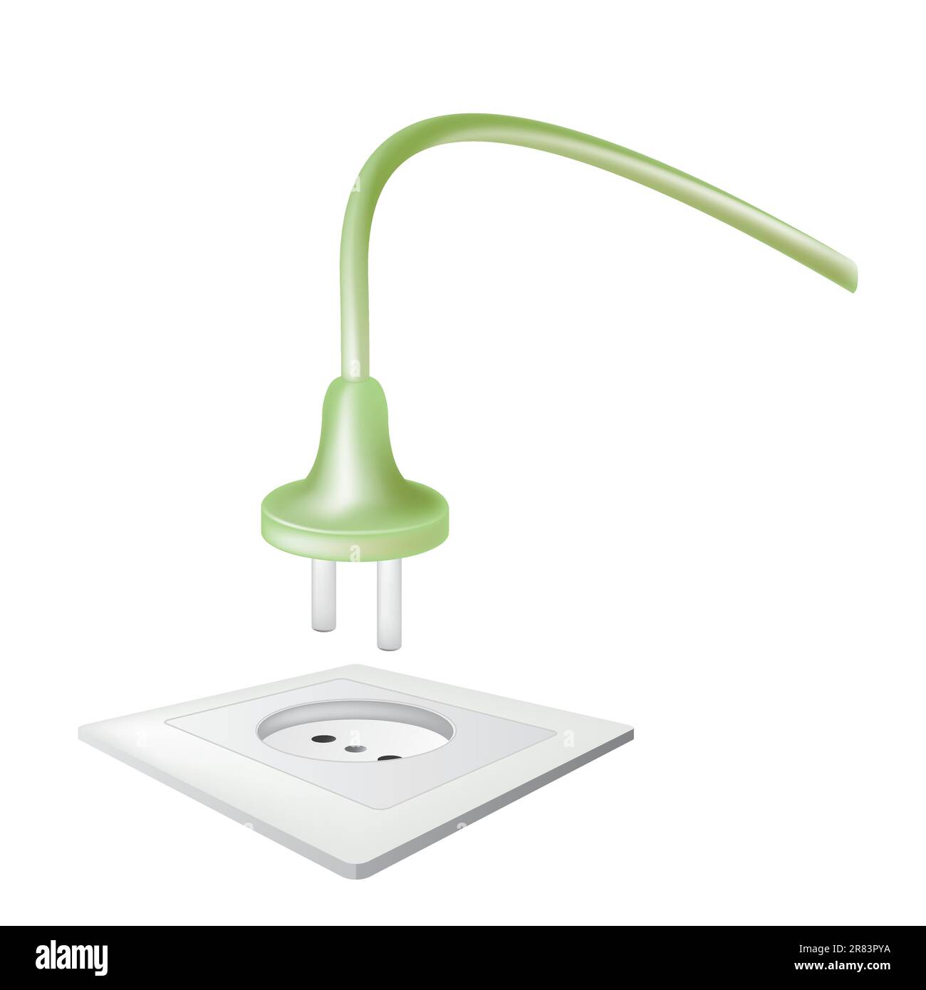 electric power receptacle and plug, vector Stock Vector Image & Art - Alamy