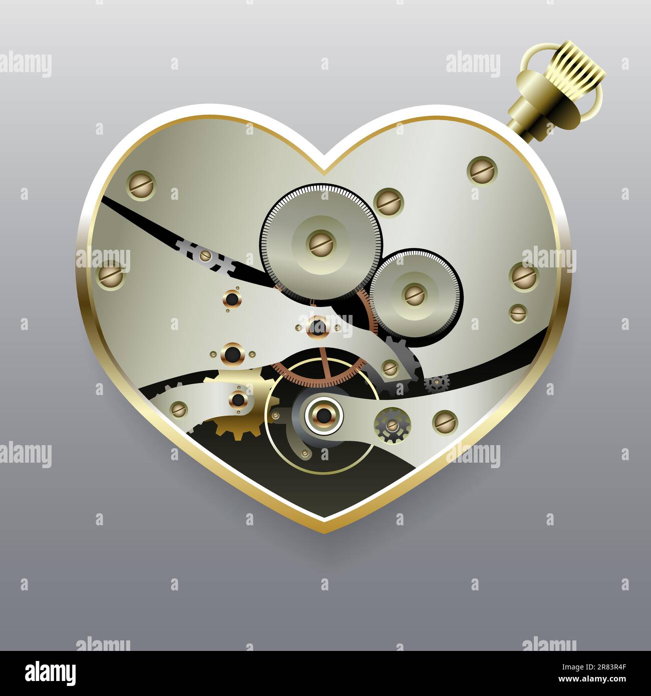 Clockwork Heart Drawing