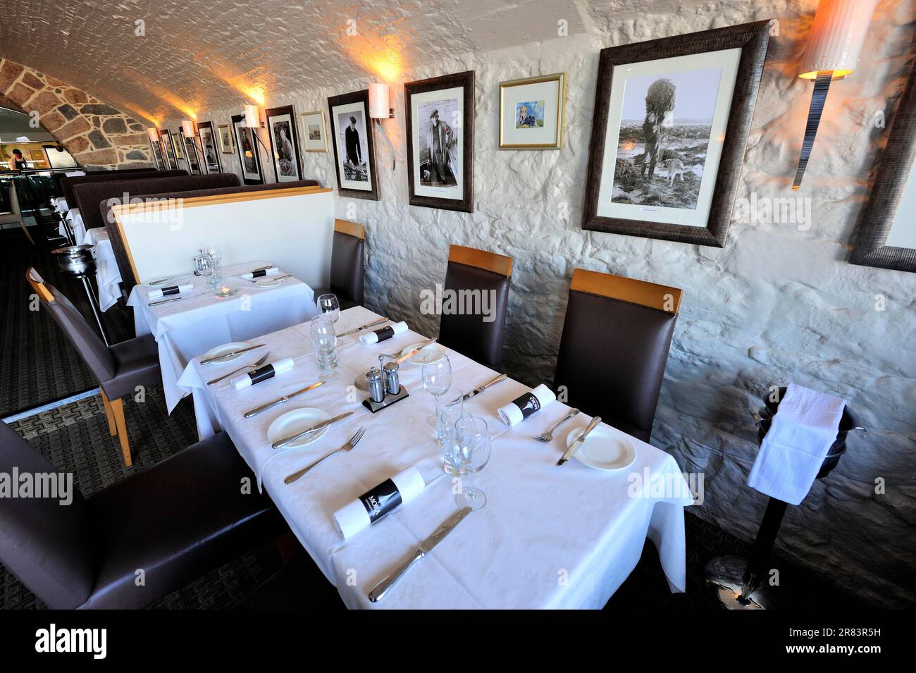 Mora Restaurant, St. Peter Port, Channel Islands, Guernsey Stock Photo ...