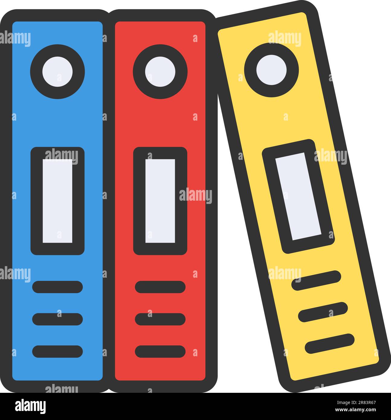 Binder icon vector image Stock Vector Image & Art - Alamy