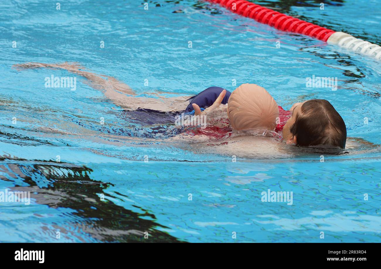 Berlin, Germany. 14th June, 2023. 34-year-old Fabian demonstrates the ...