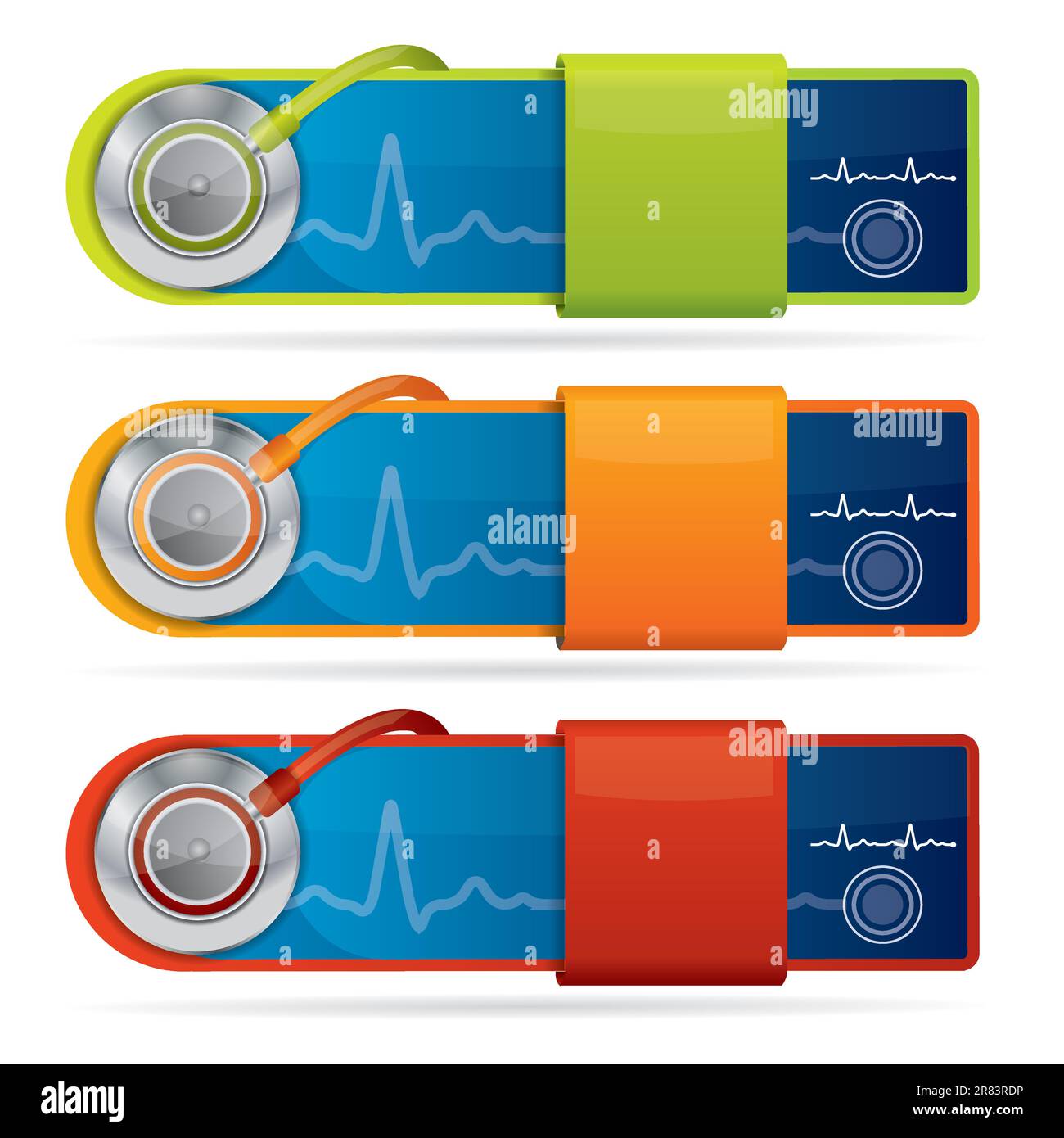 Medical science healthcare banner Cut Out Stock Images & Pictures - Alamy