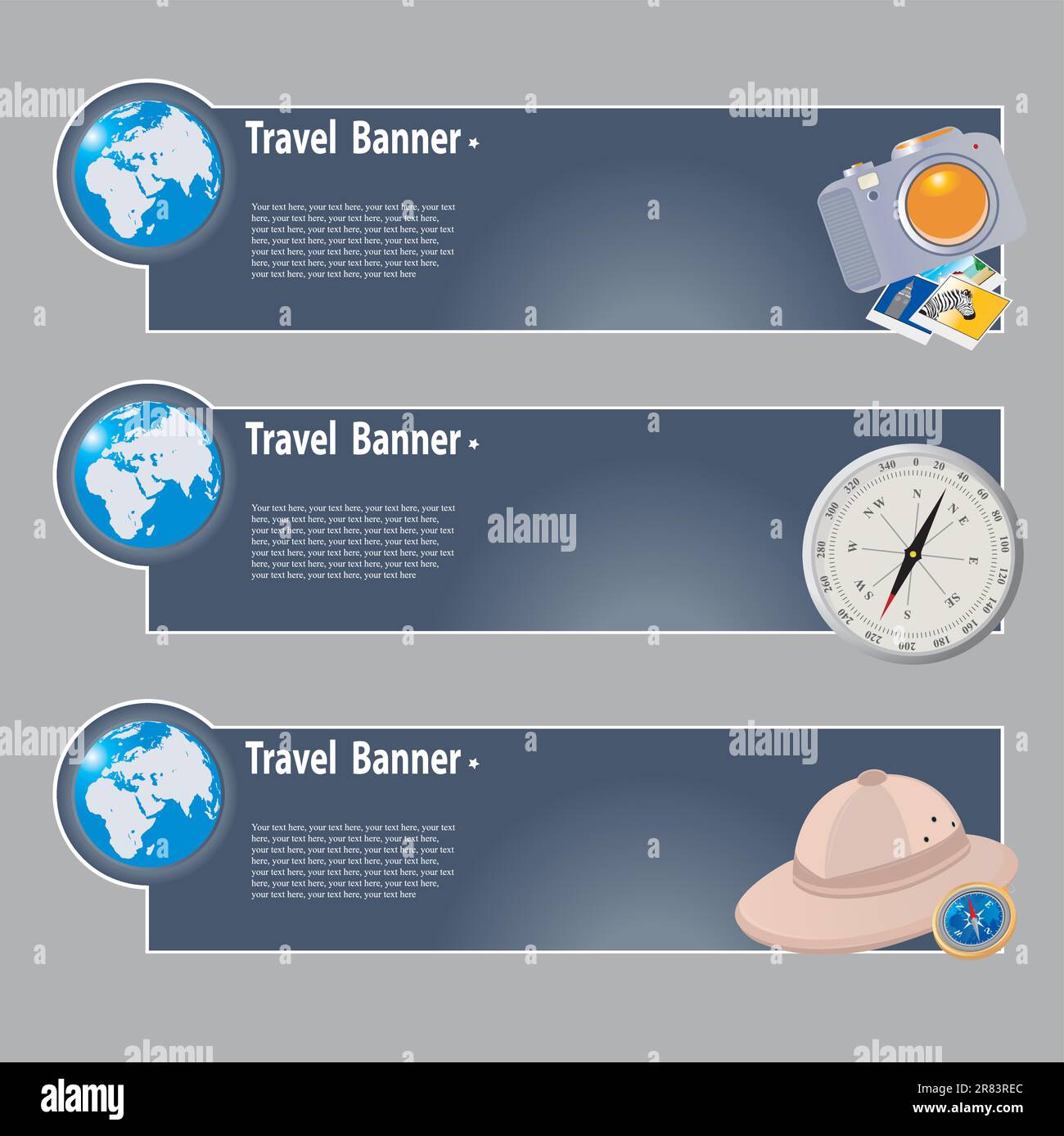 Travel banners. Vector set for your design Stock Vector Image & Art - Alamy