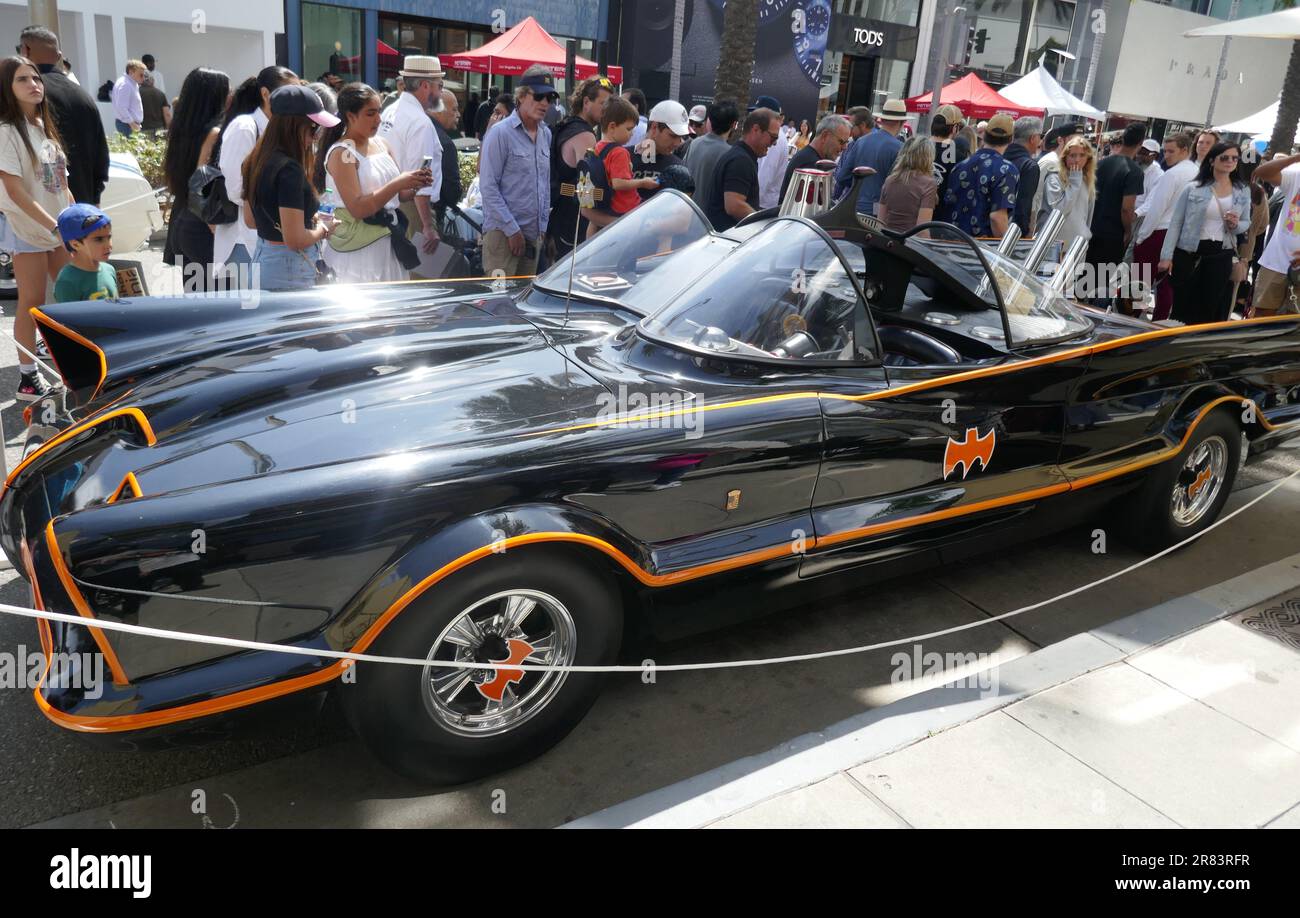 Beverly Hills, California, USA 18th June 2023 1966 Batmobile at Rodeo ...
