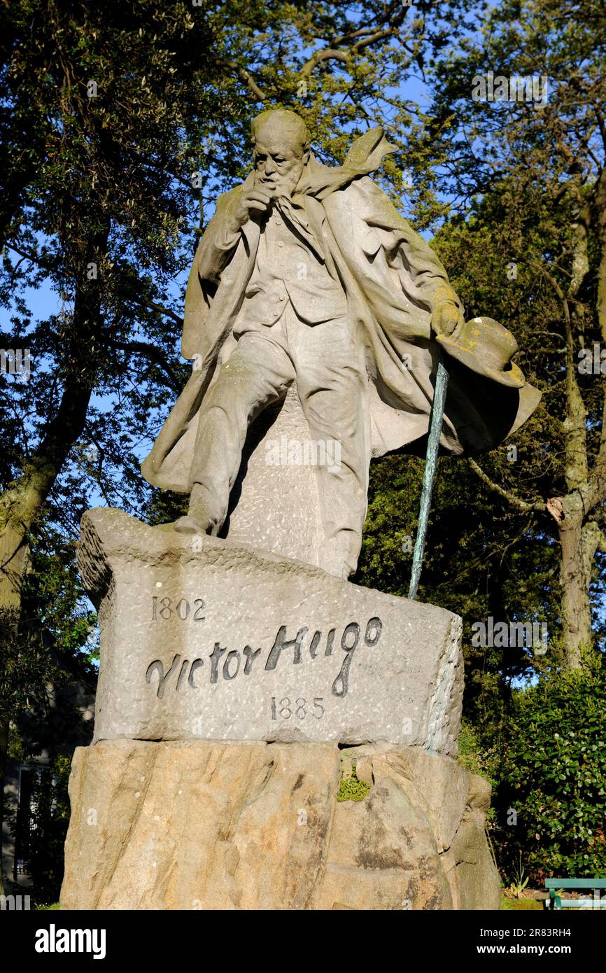 Victor Hugo Monument, St. Peter Port, Channel Islands, Guernsey Stock ...