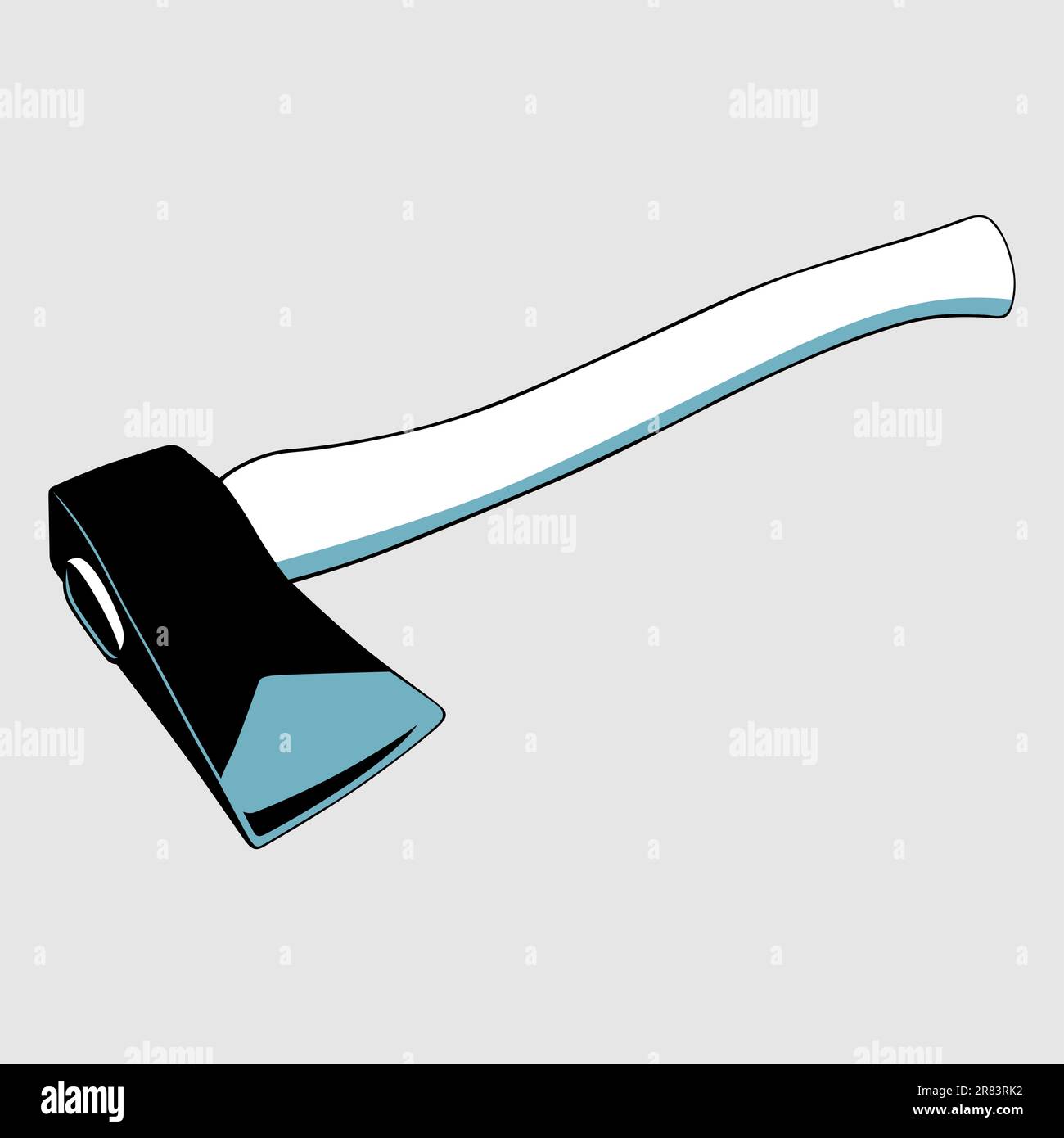 Big axe on light grey background Stock Vector Image & Art - Alamy