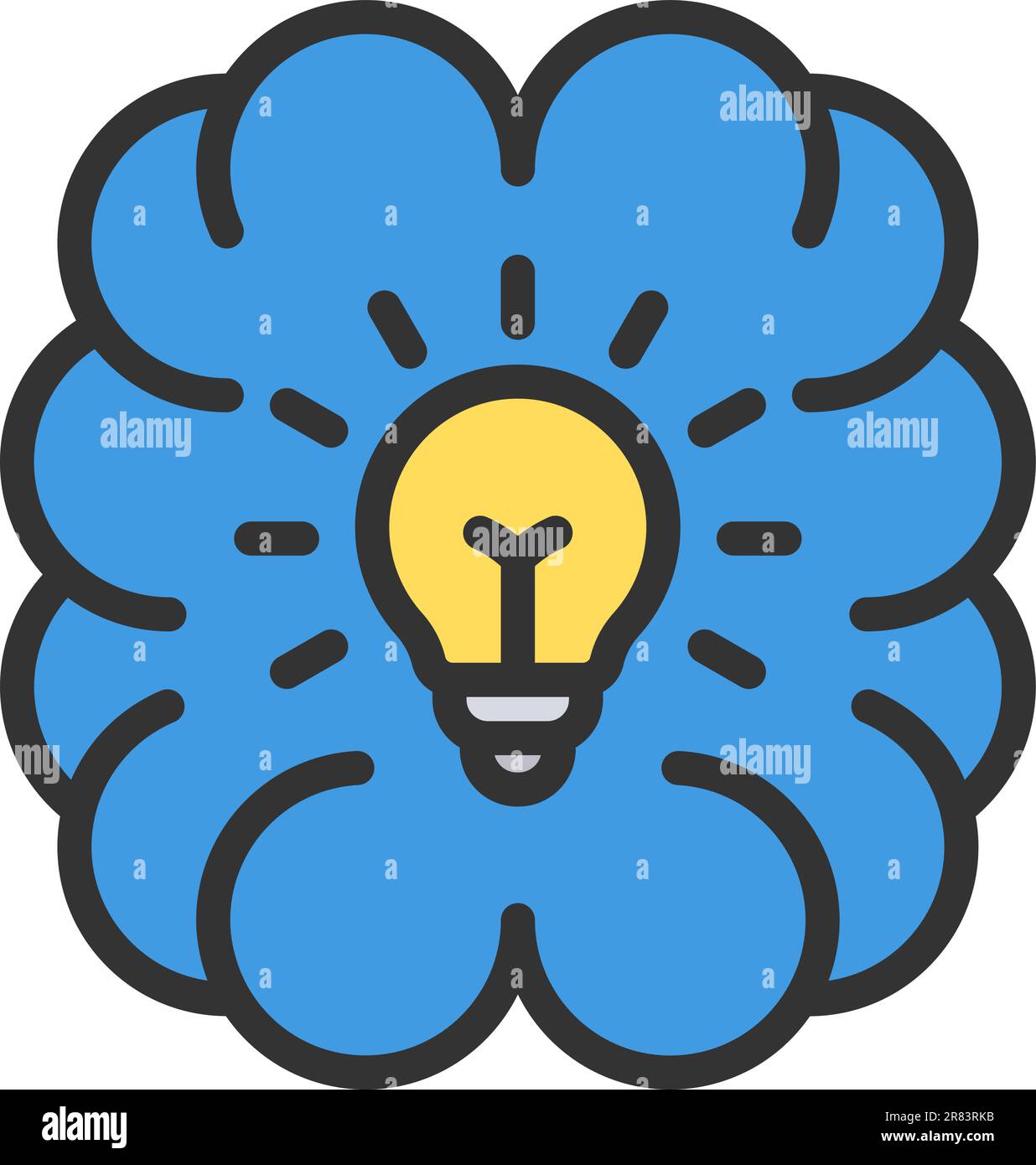 Brainstorming icon vector image Stock Vector Image & Art - Alamy