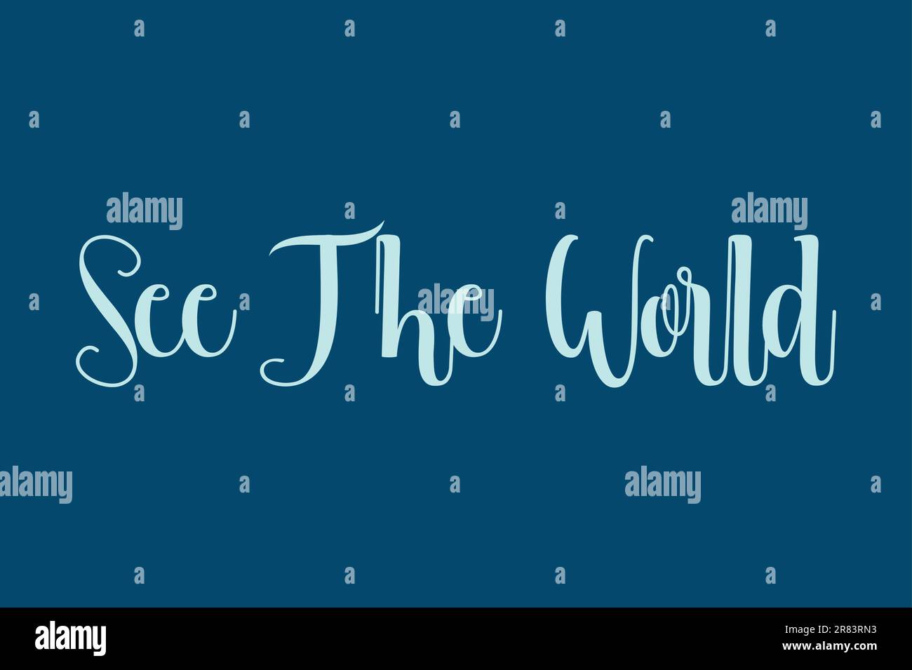 Elegant typography lettering text Cut Out Stock Images & Pictures - Alamy