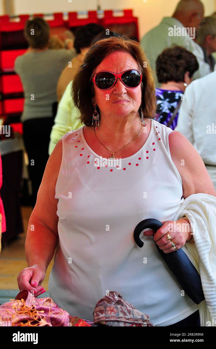 Older woman 69 years old on the market Stock Photo - Alamy