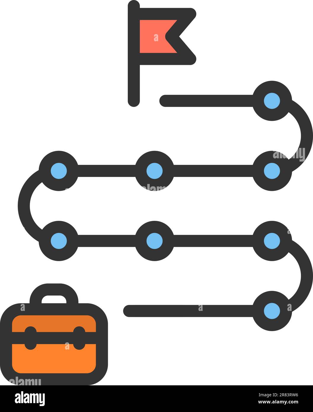 Career Path icon vector image Stock Vector Image & Art - Alamy