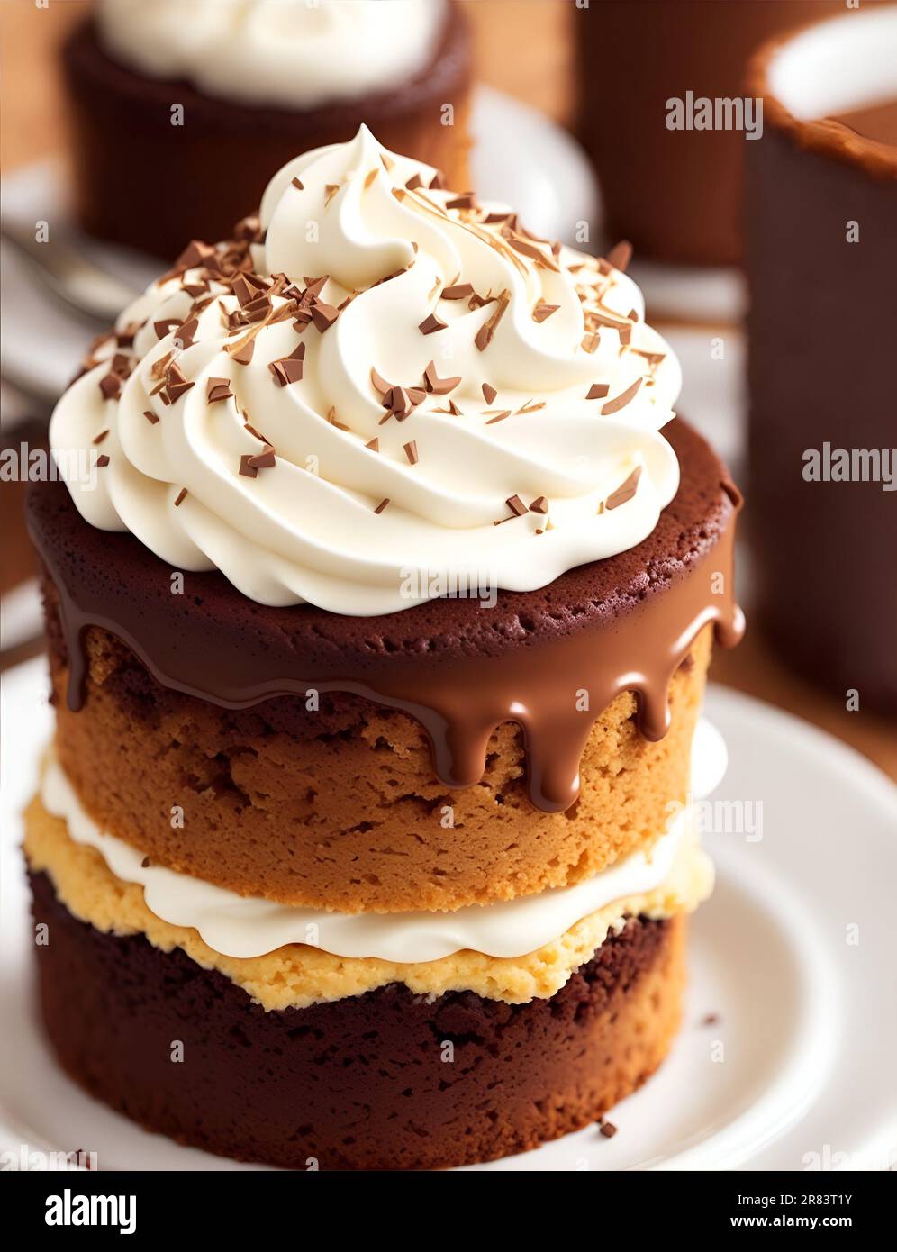 A delicious cake for tea always cheers you up Stock Photo - Alamy