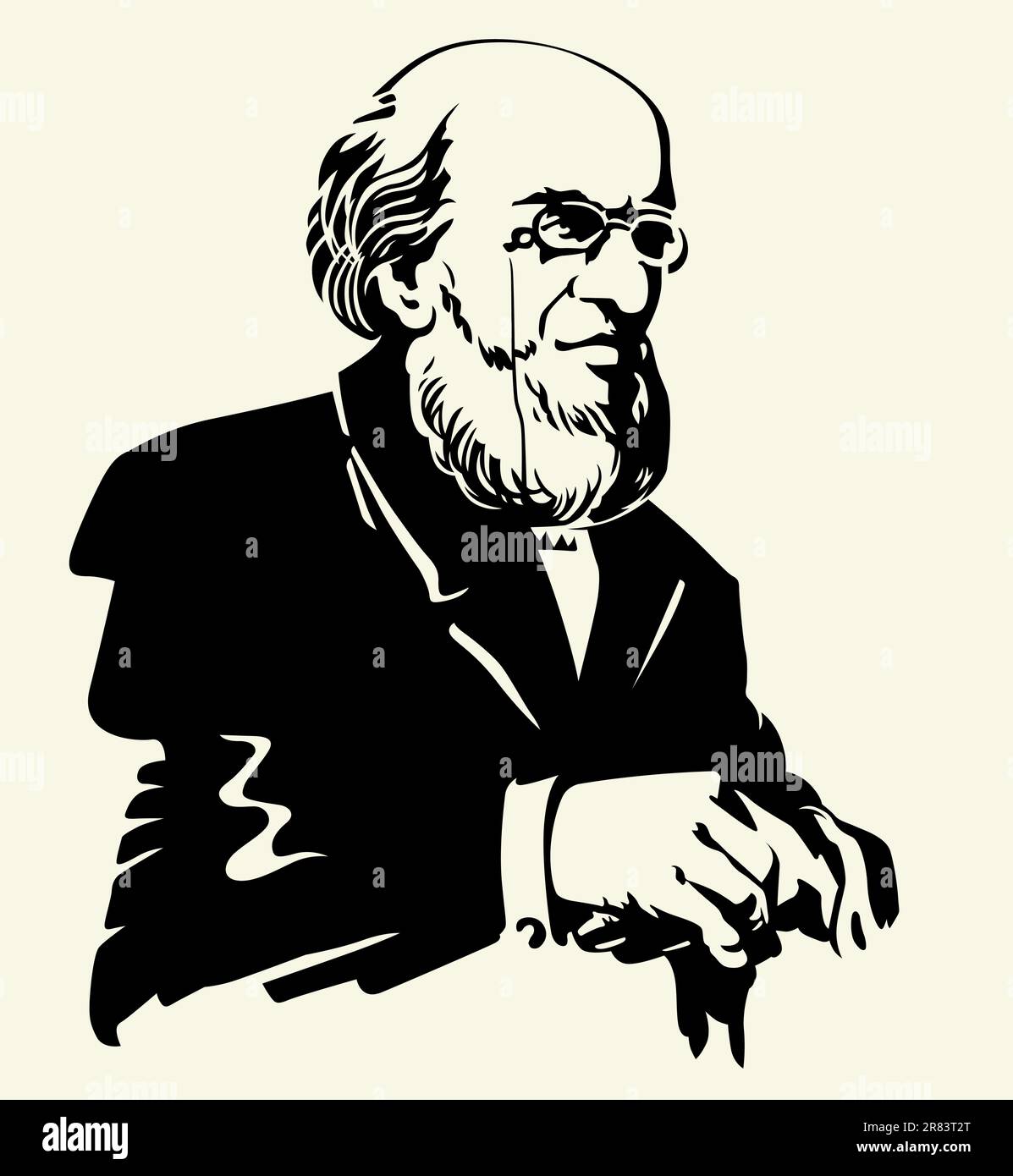On portrait Stock Vector Images - Alamy
