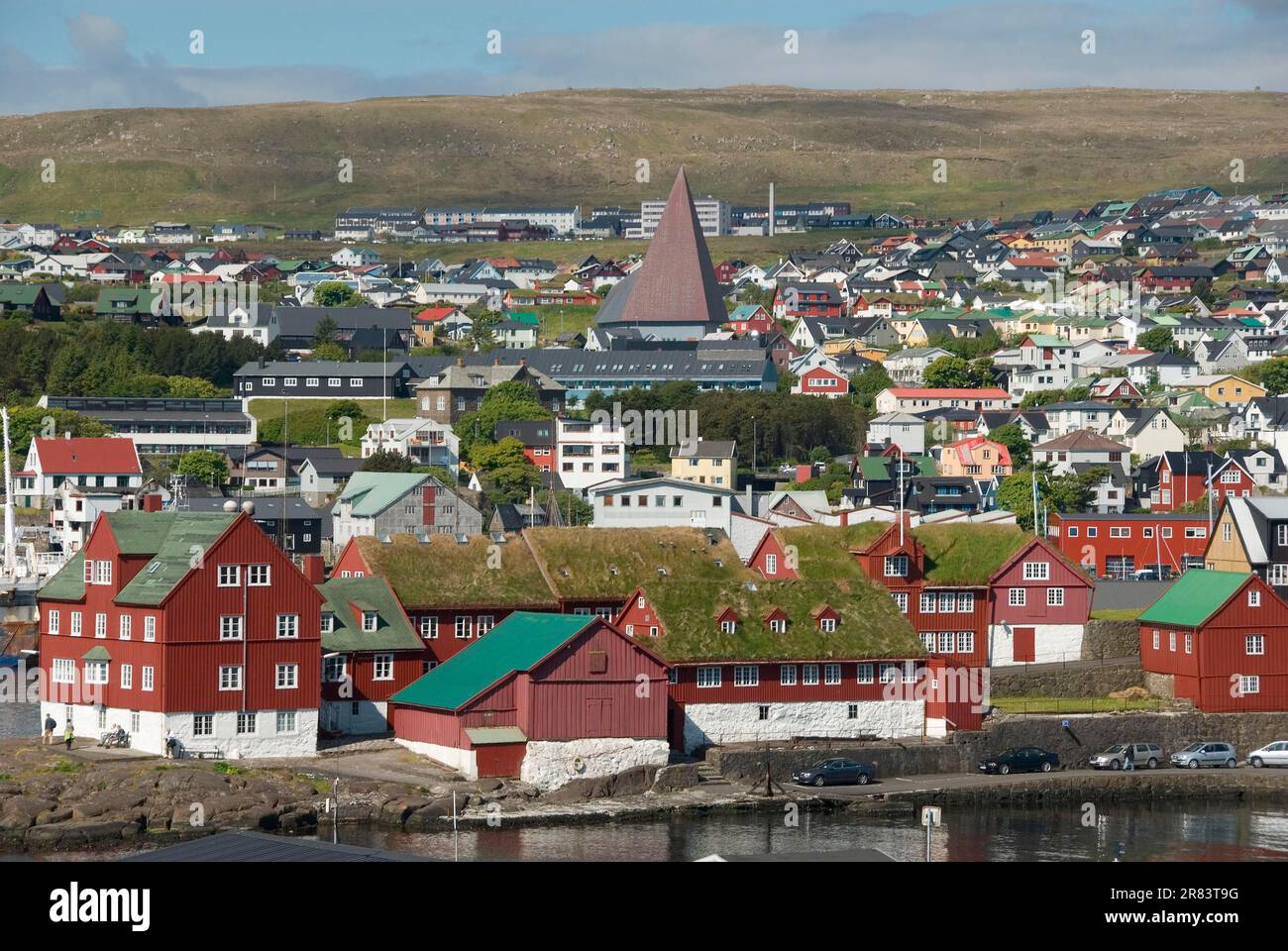 Tinganes Peninsula with Old Town, Torshavn, Thorshaven, Streymoy Island ...